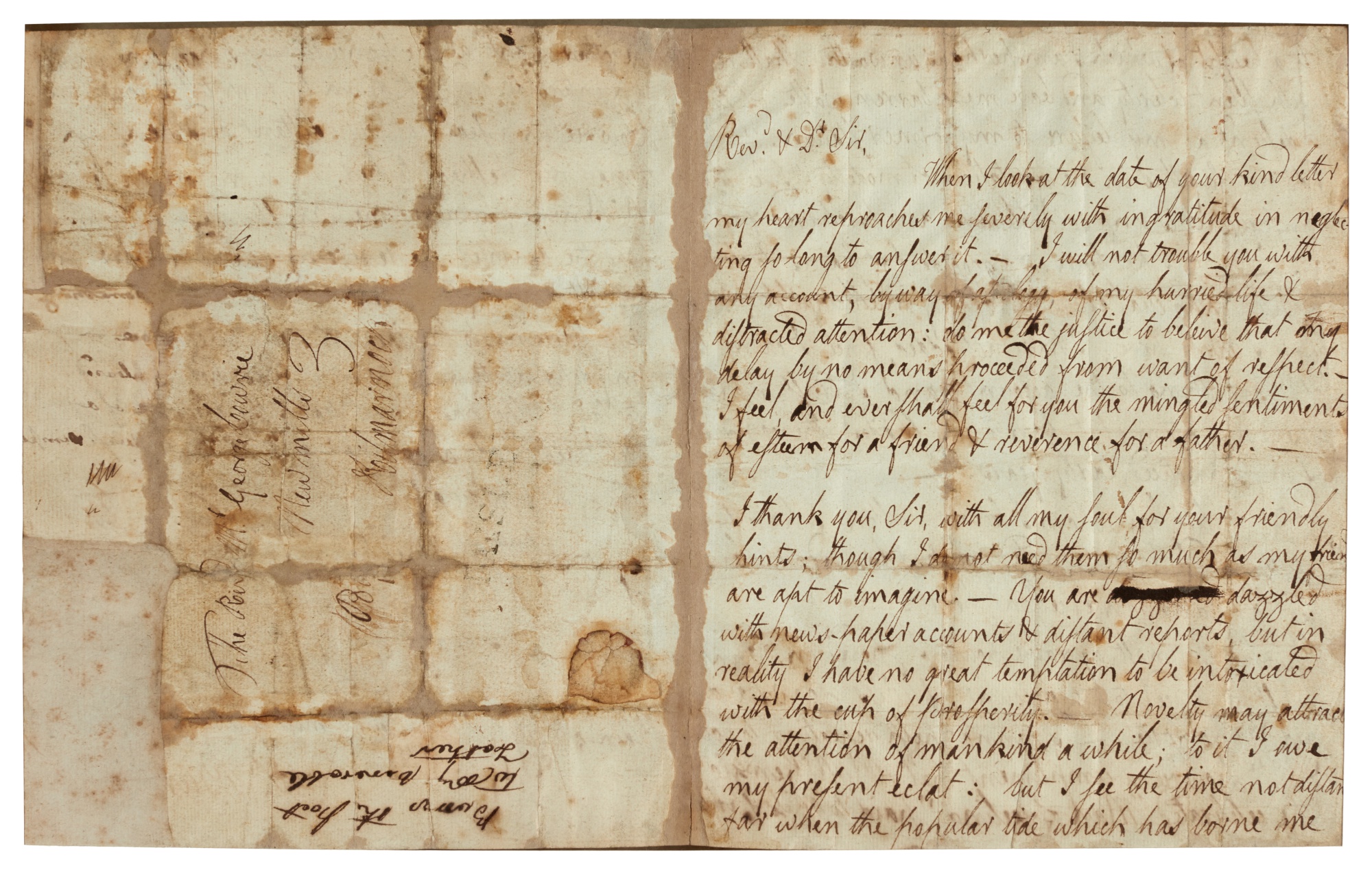 Robert Burns | Autograph letter signed, to Rev. George Lawrie, on his ...