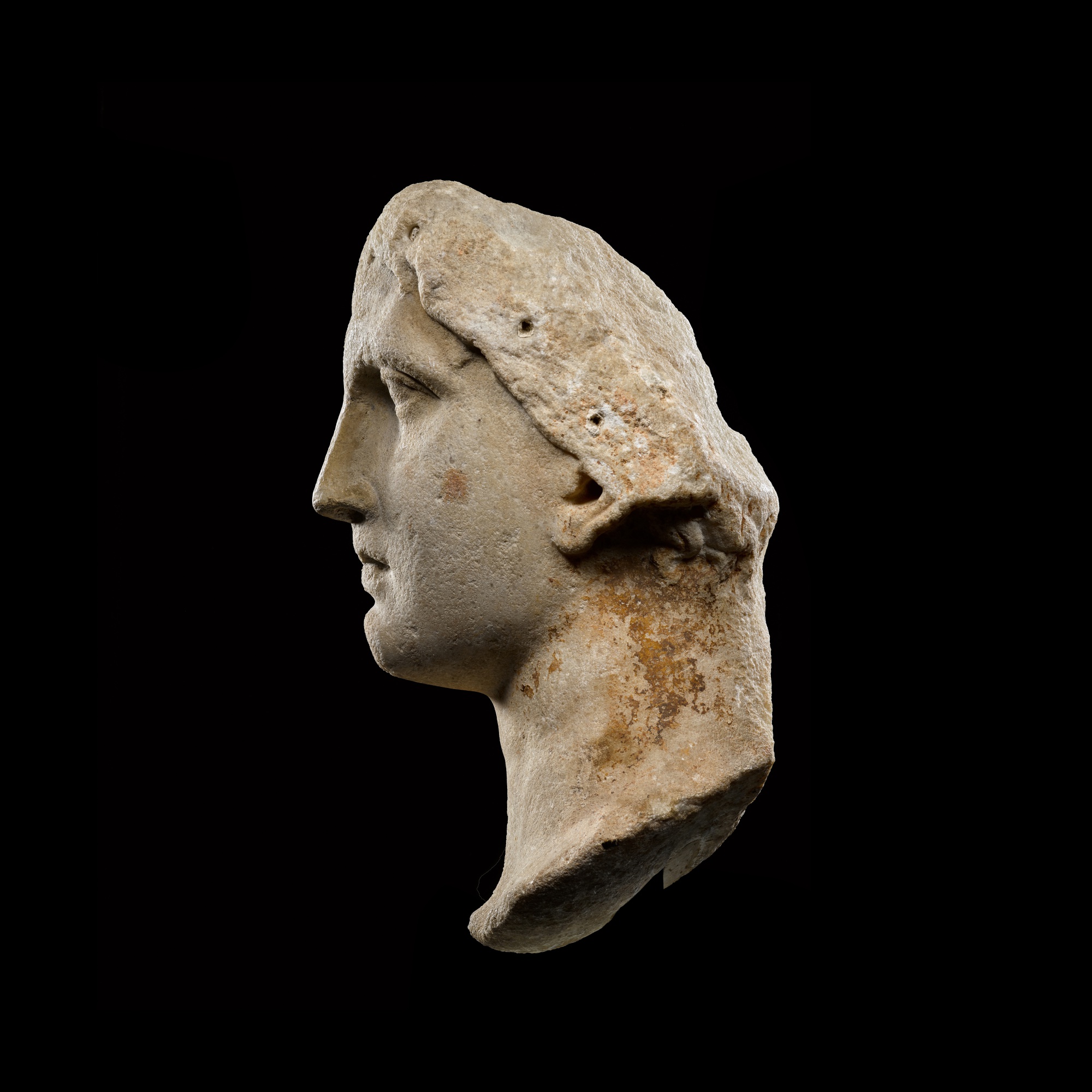 A Hellenistic Marble Head of a Ptolemaic Ruler, circa 3rd Century B.C ...
