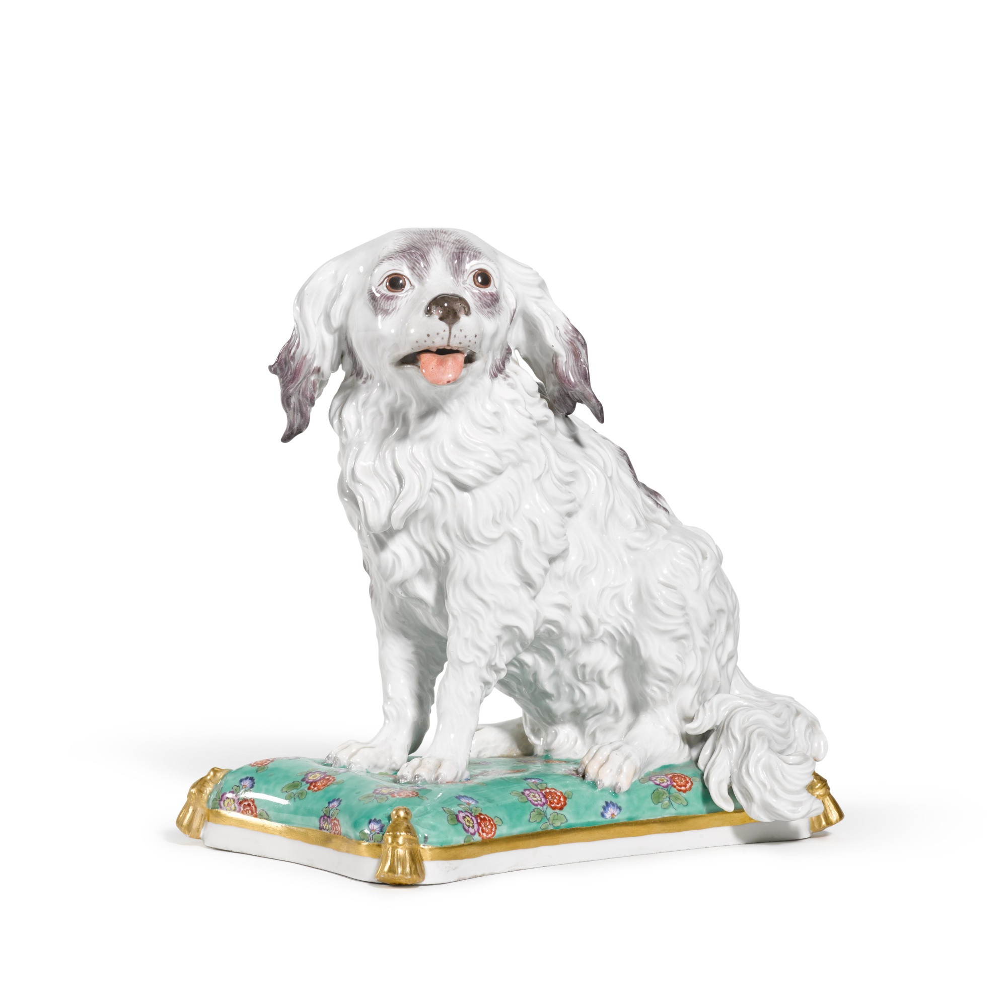 A Meissen model of a spaniel, 20th century | Kenneth Neame: Cadogan ...