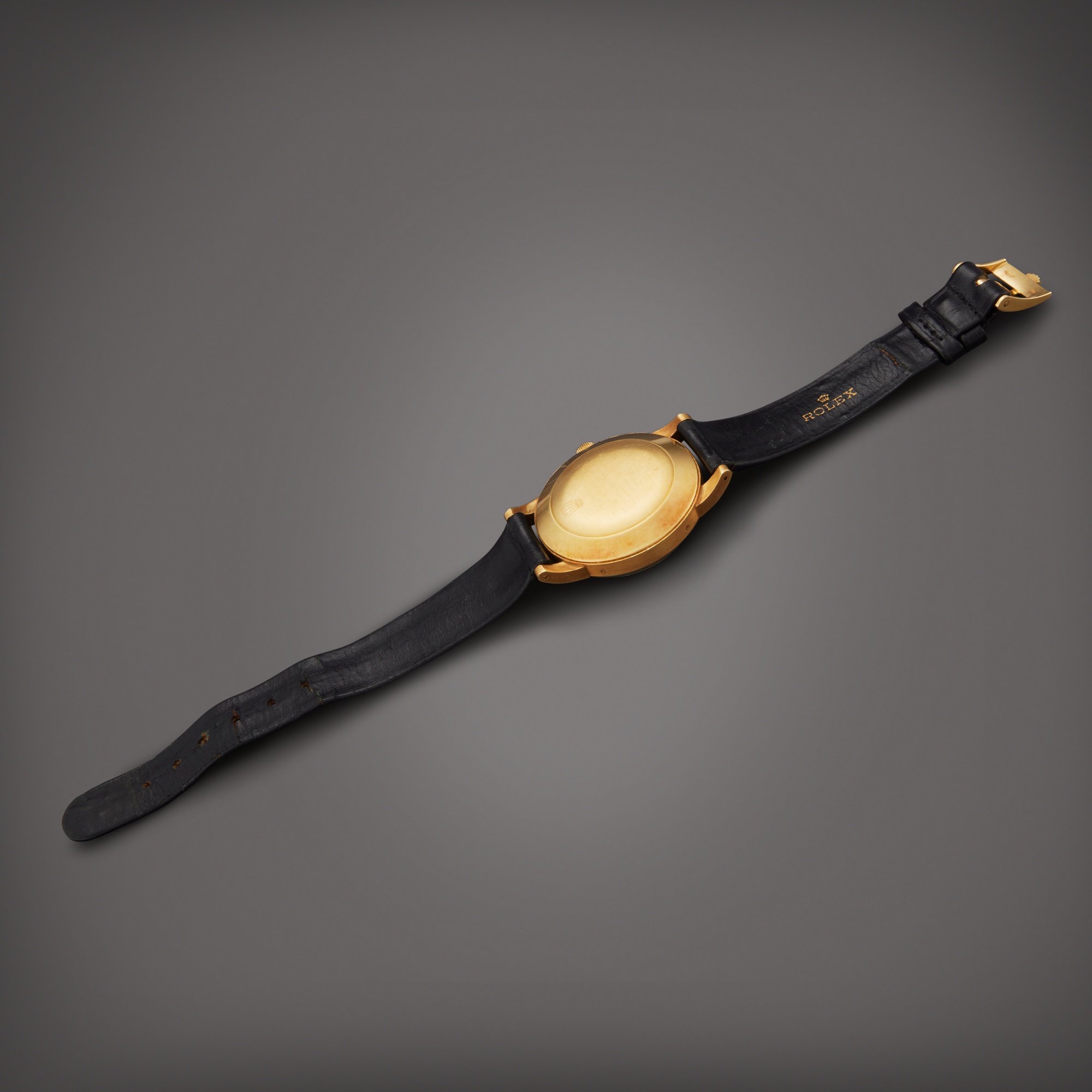Reference 8171 'Padellone' | A yellow gold triple calendar wristwatch ...