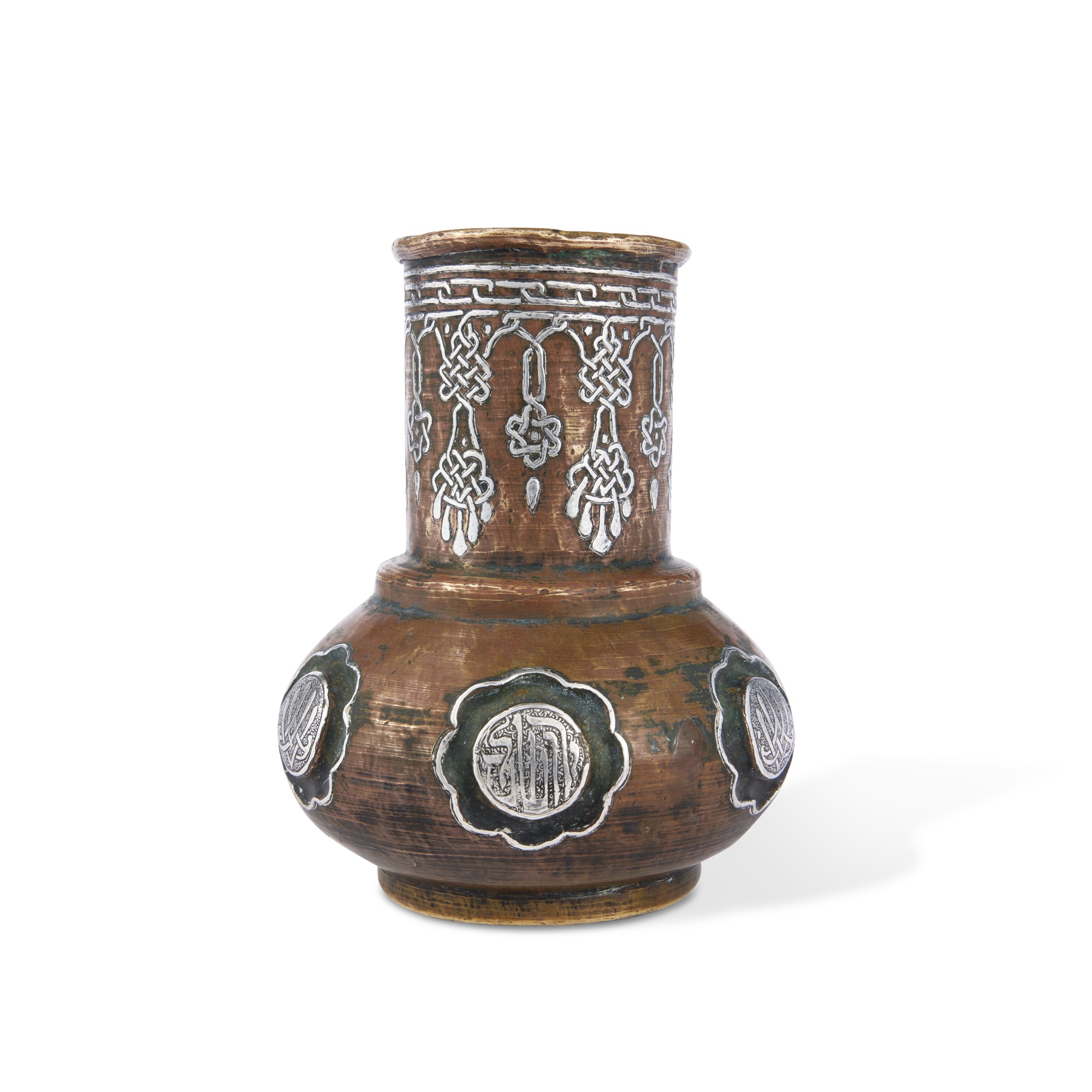 A Bezalel Damascened Copper Vase, Jerusalem, 1913 | The Halpern Judaica ...