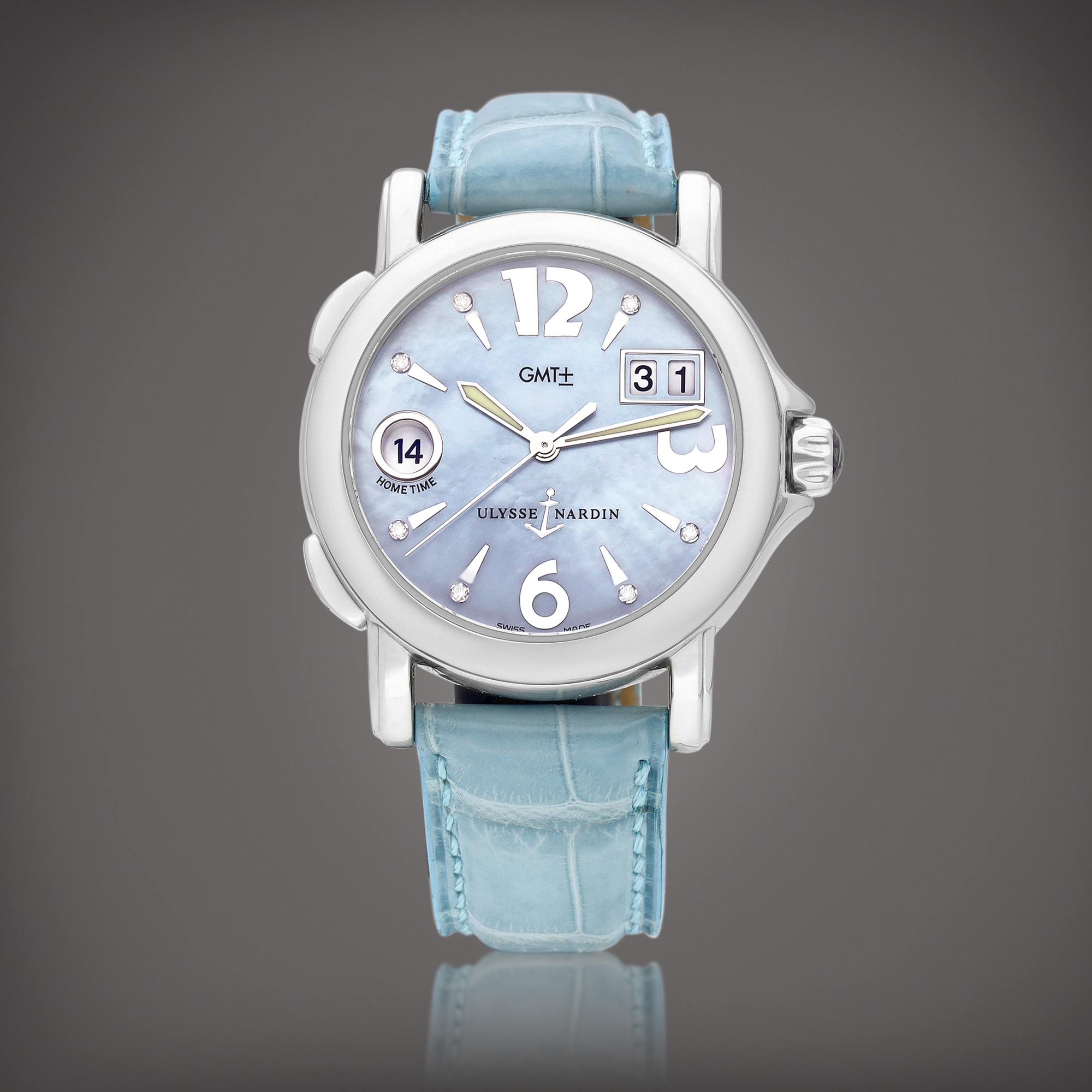 San Marco GMT, Reference 223-22 | A stainless steel and diamond-set ...