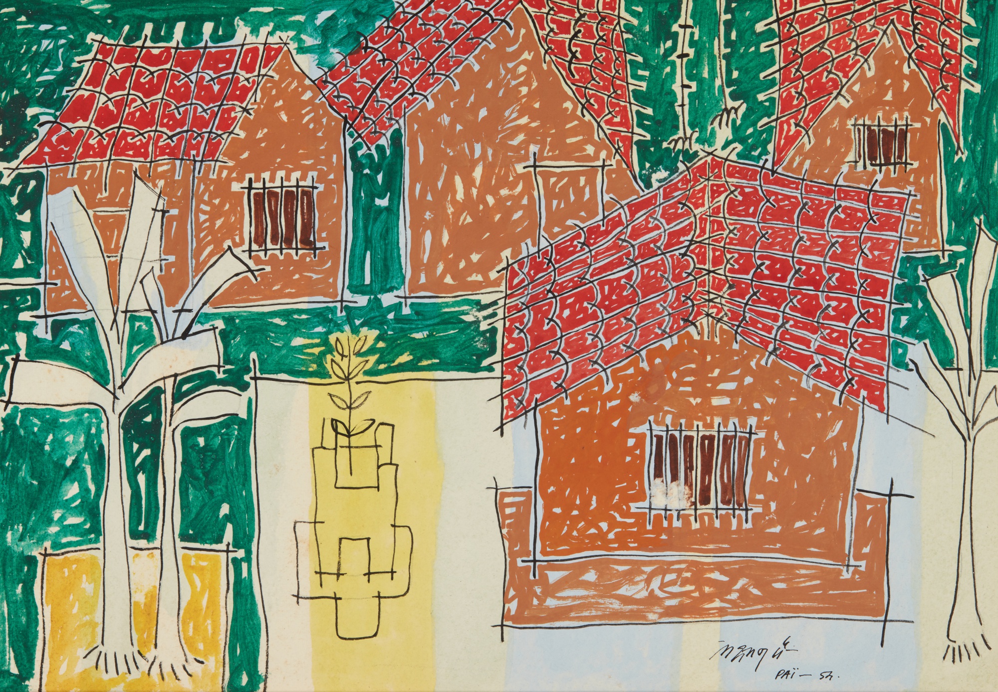 Untitled (Goan Village) | Modern & Contemporary South Asian Art | 2023 ...