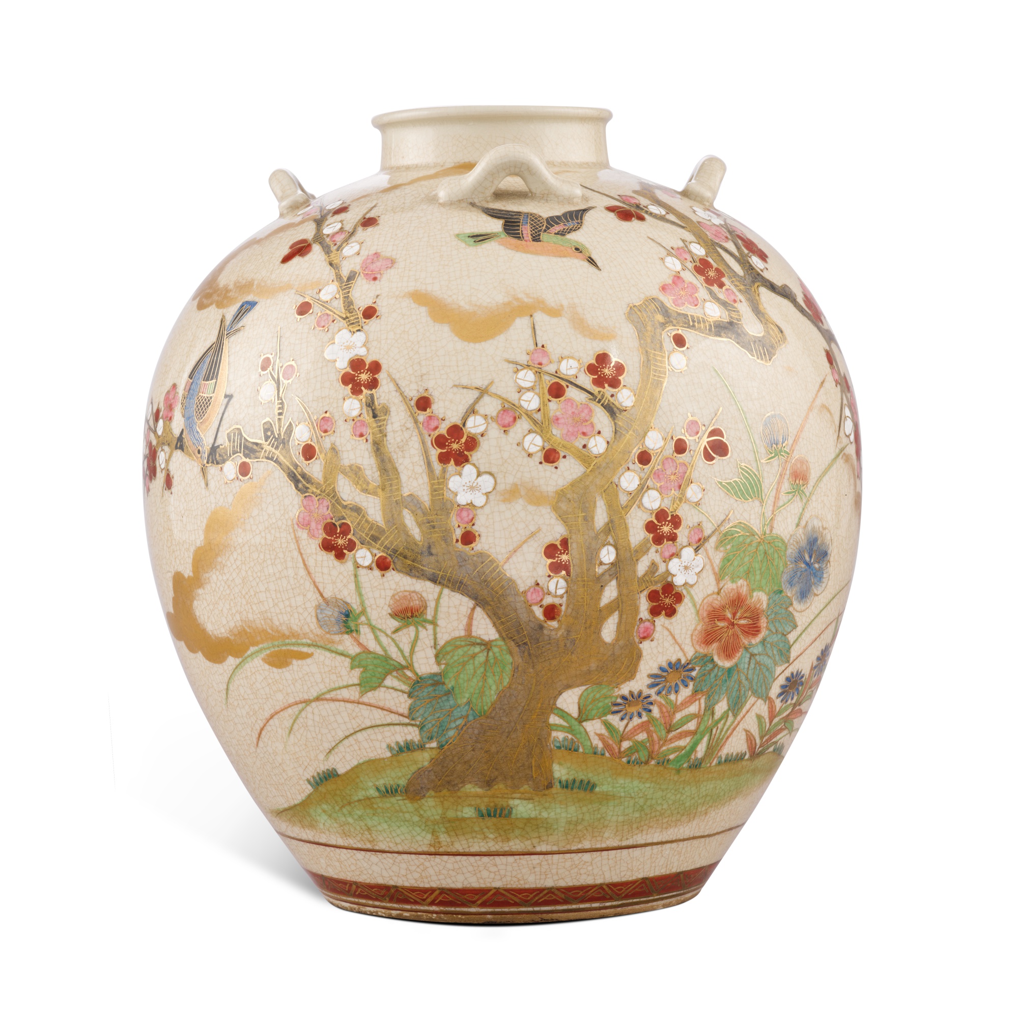 A Japanese Satsuma vase, Meiji period, late 19th century | Freddie ...