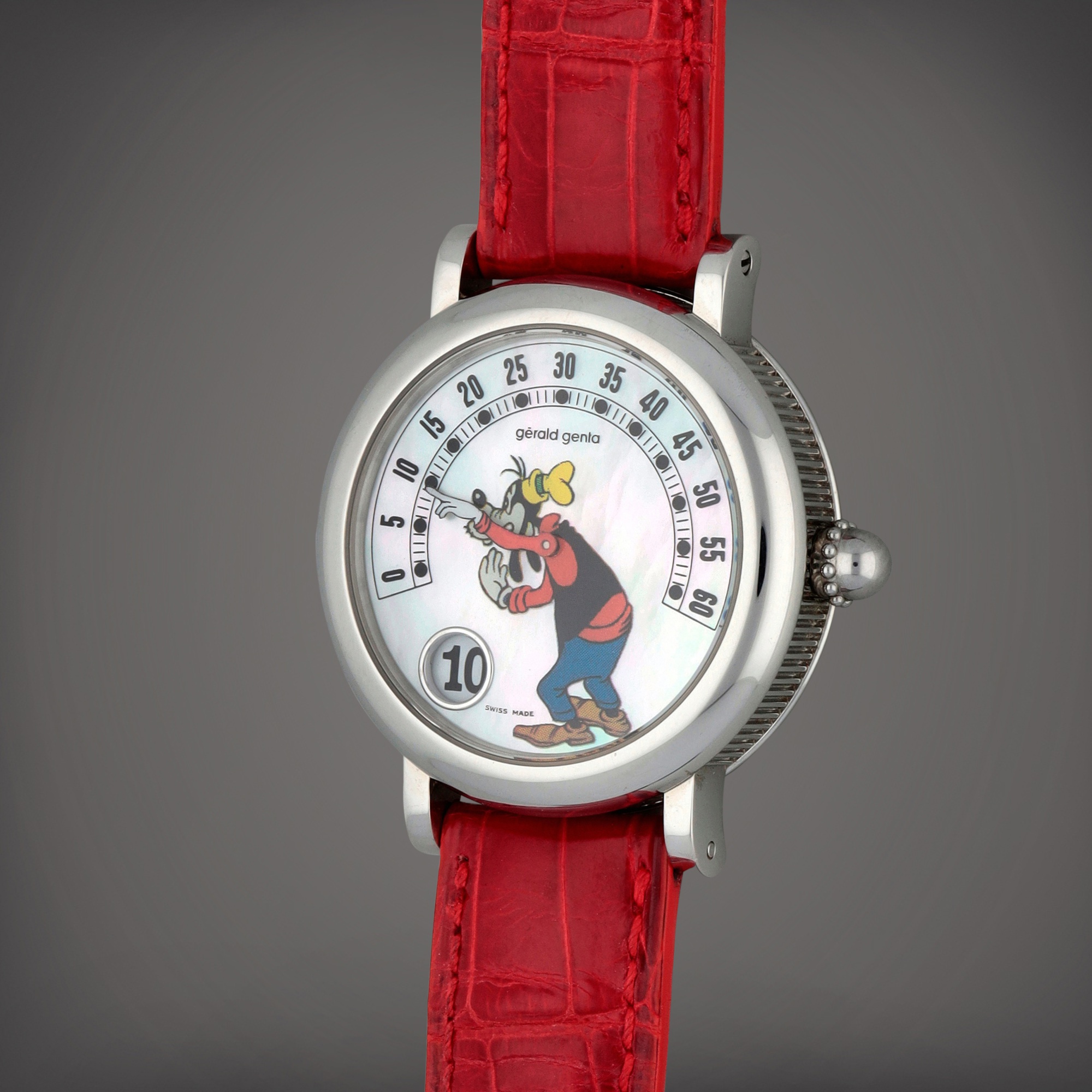 Retro 'Goofy', Reference G3612 | A stainless steel jumping hour ...