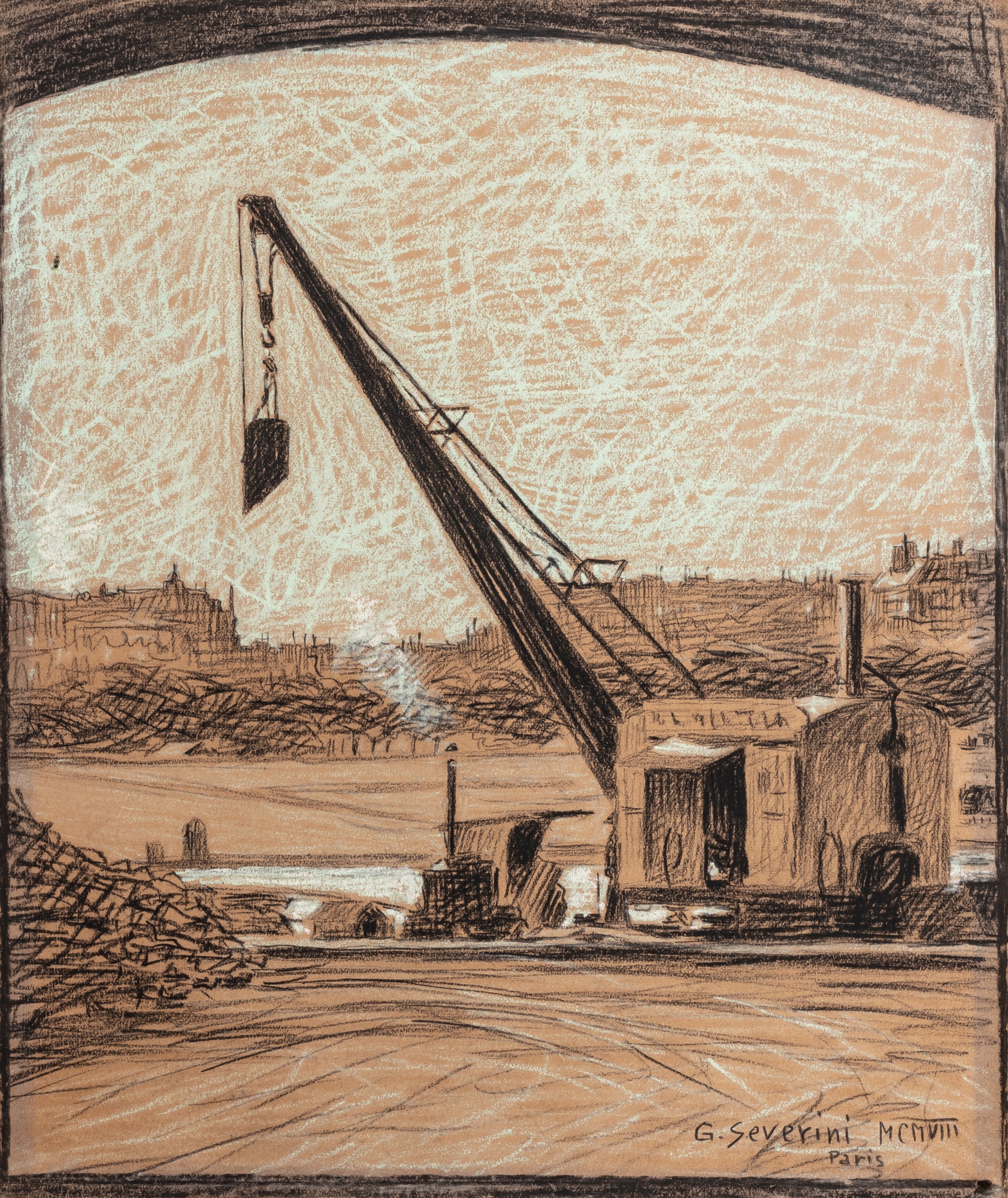 La grue (Il cantiere) | Art Impressionniste et Moderne Day Auction ...