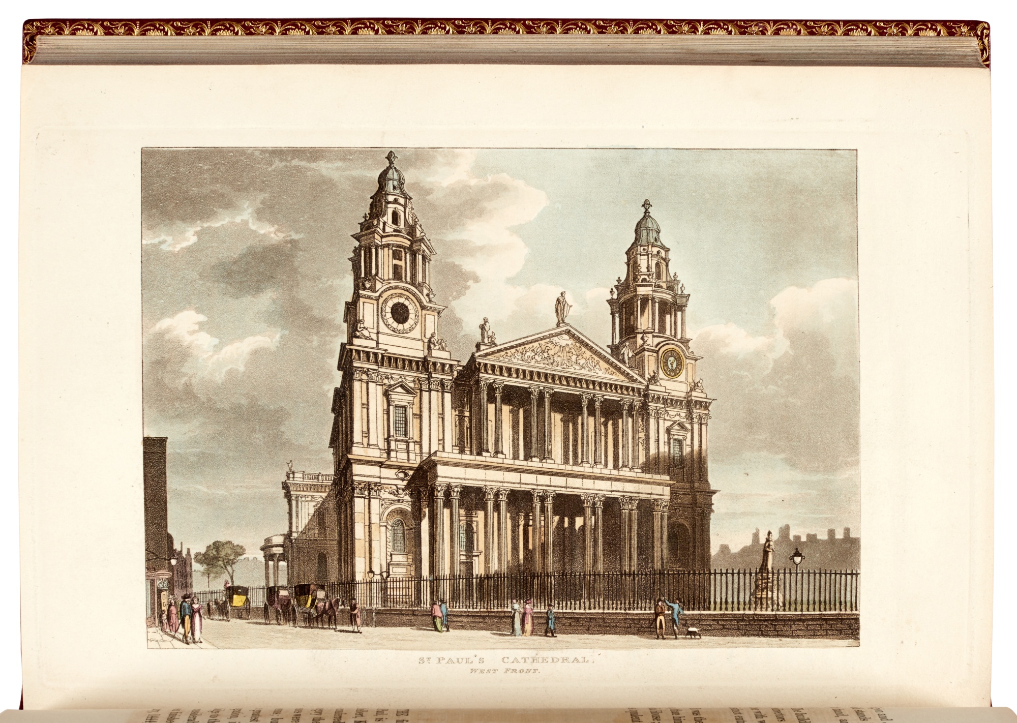 John B. Papworth | Select Views of London, London, 1816, later red ...
