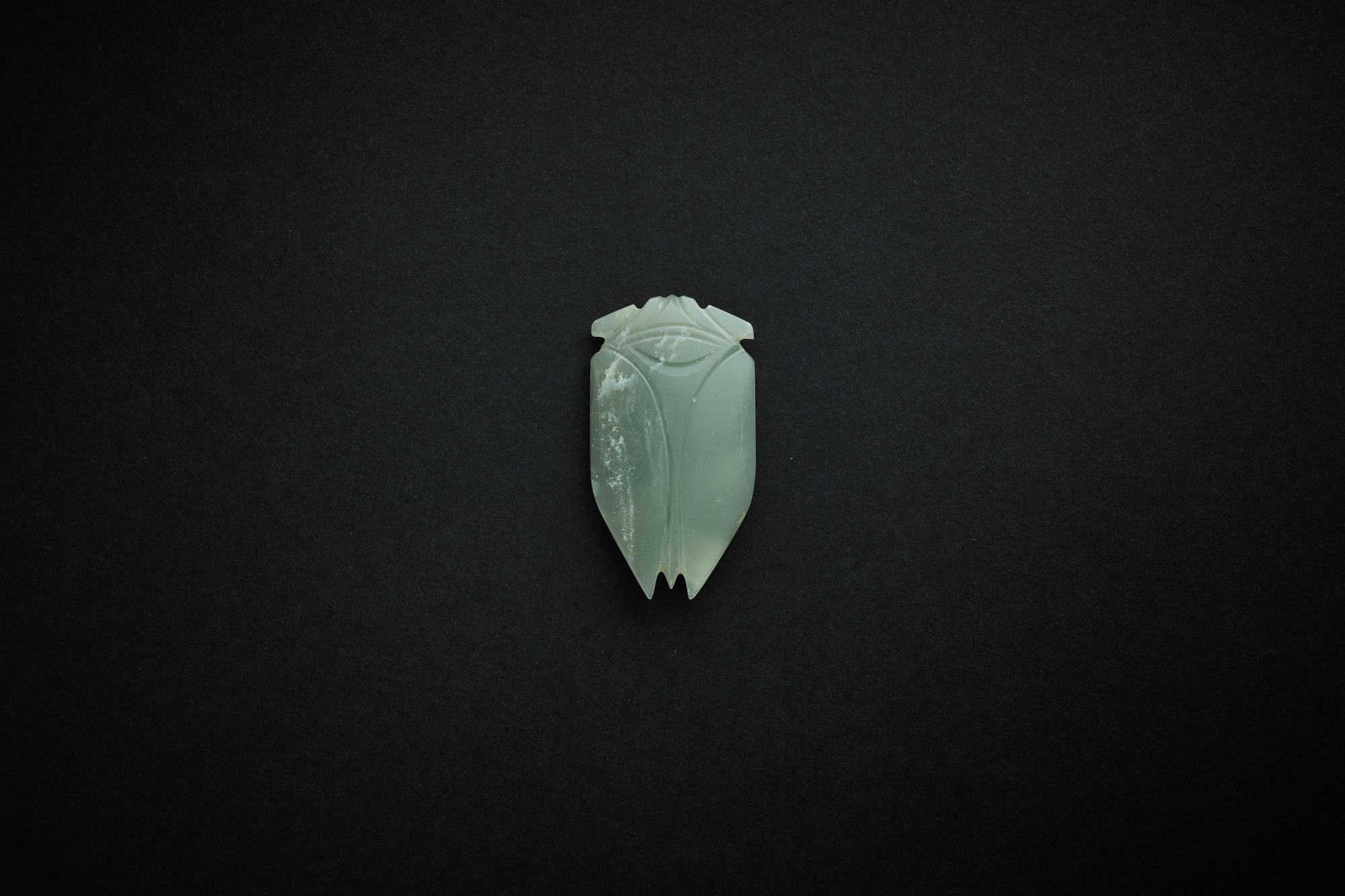 A pale celadon jade cicada, Western Han dynasty | 西漢 青白玉蟬 | Important ...