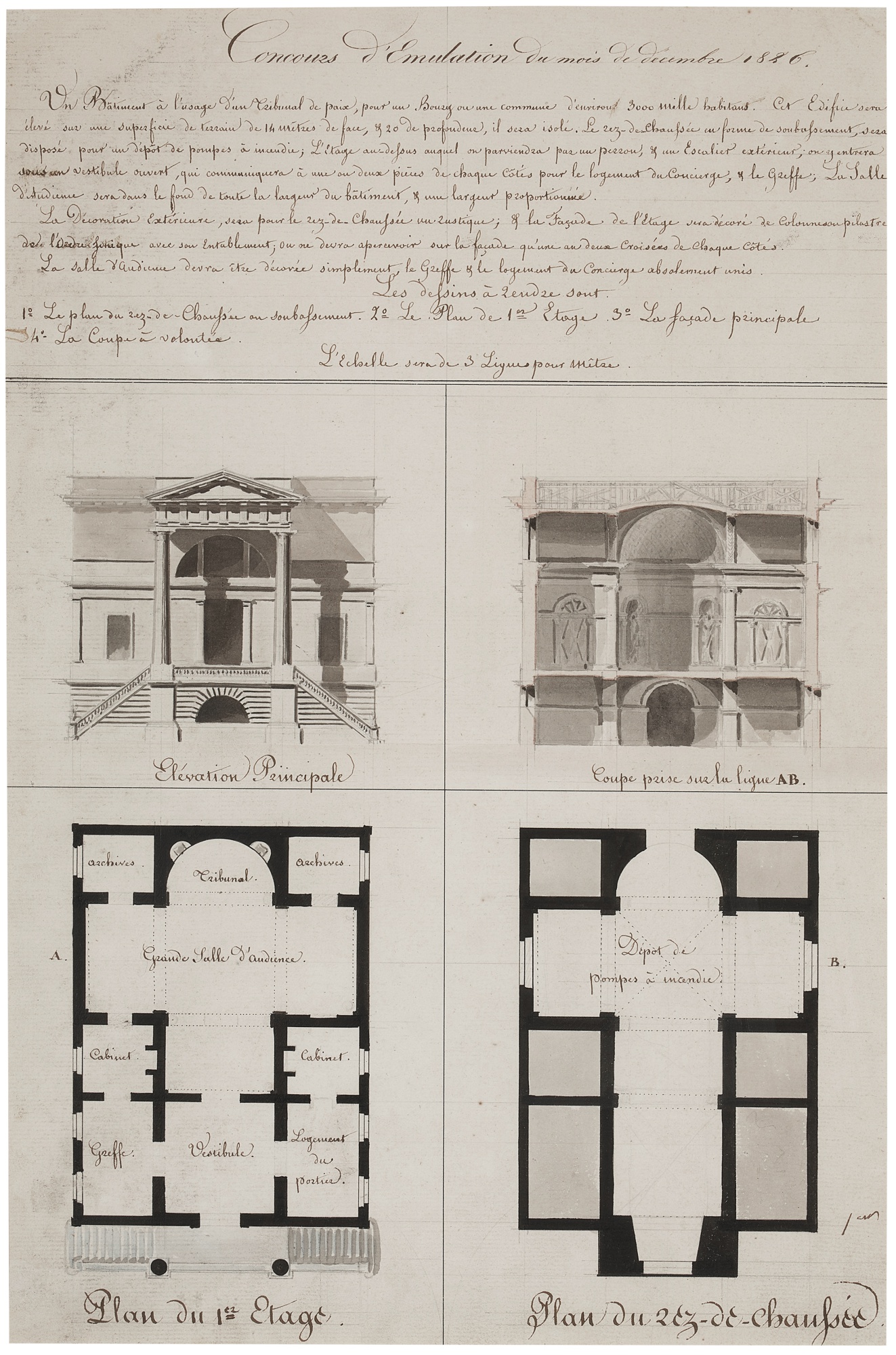 Design for a court of law | Old Master and British Works on Paper ...