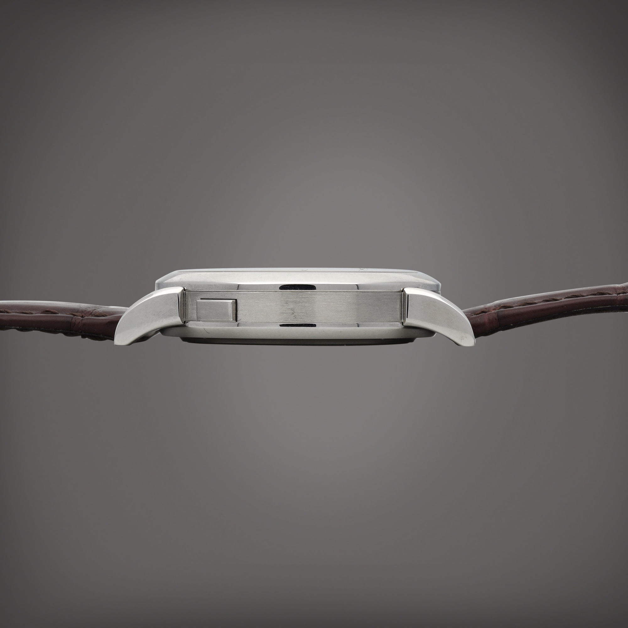 Lange 1 'Stealth', Reference 101.025 A platinum wristwatch with digital ...