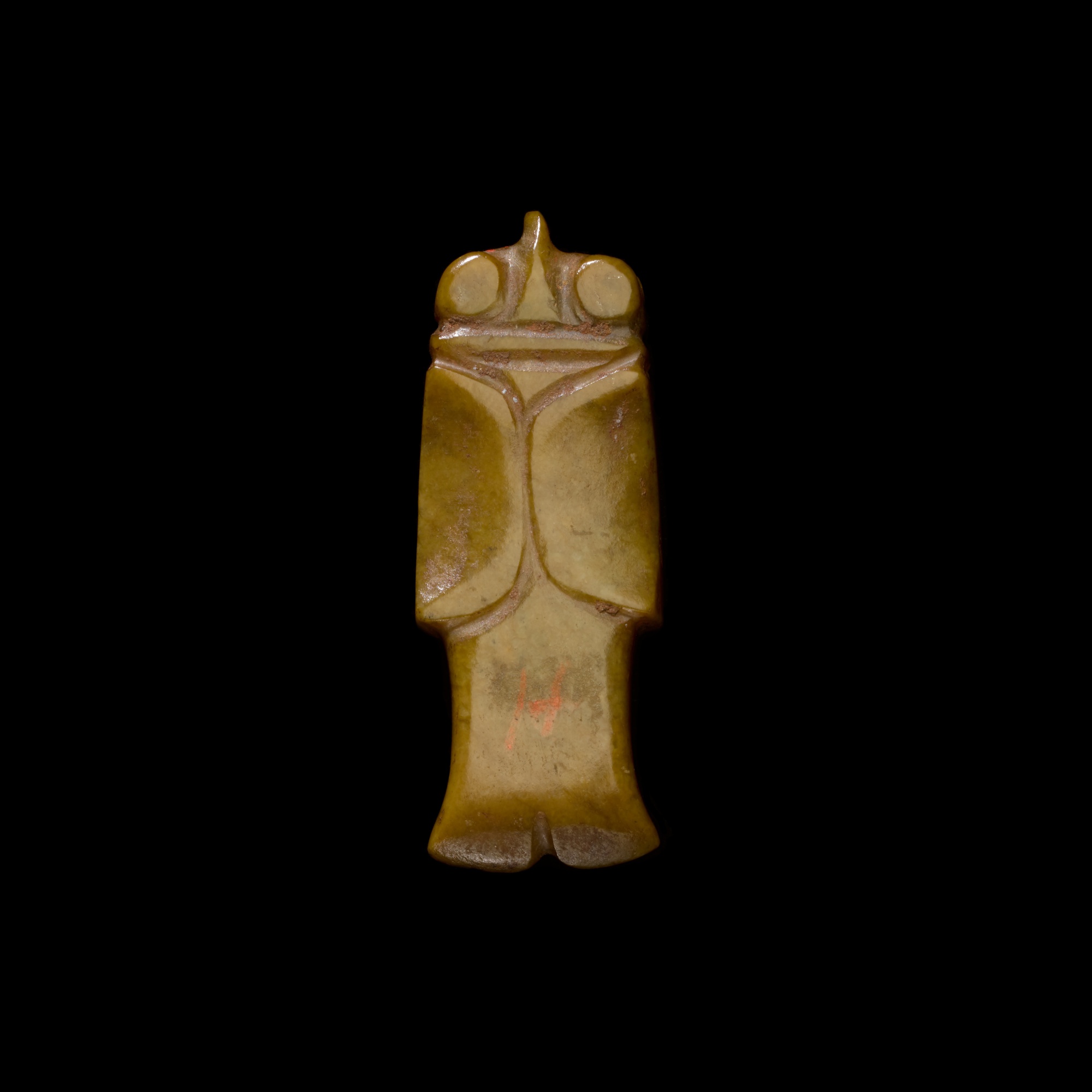 A small yellow jade cicada pendant, Shang/Western Zhou dynasty | 商/西周 ...