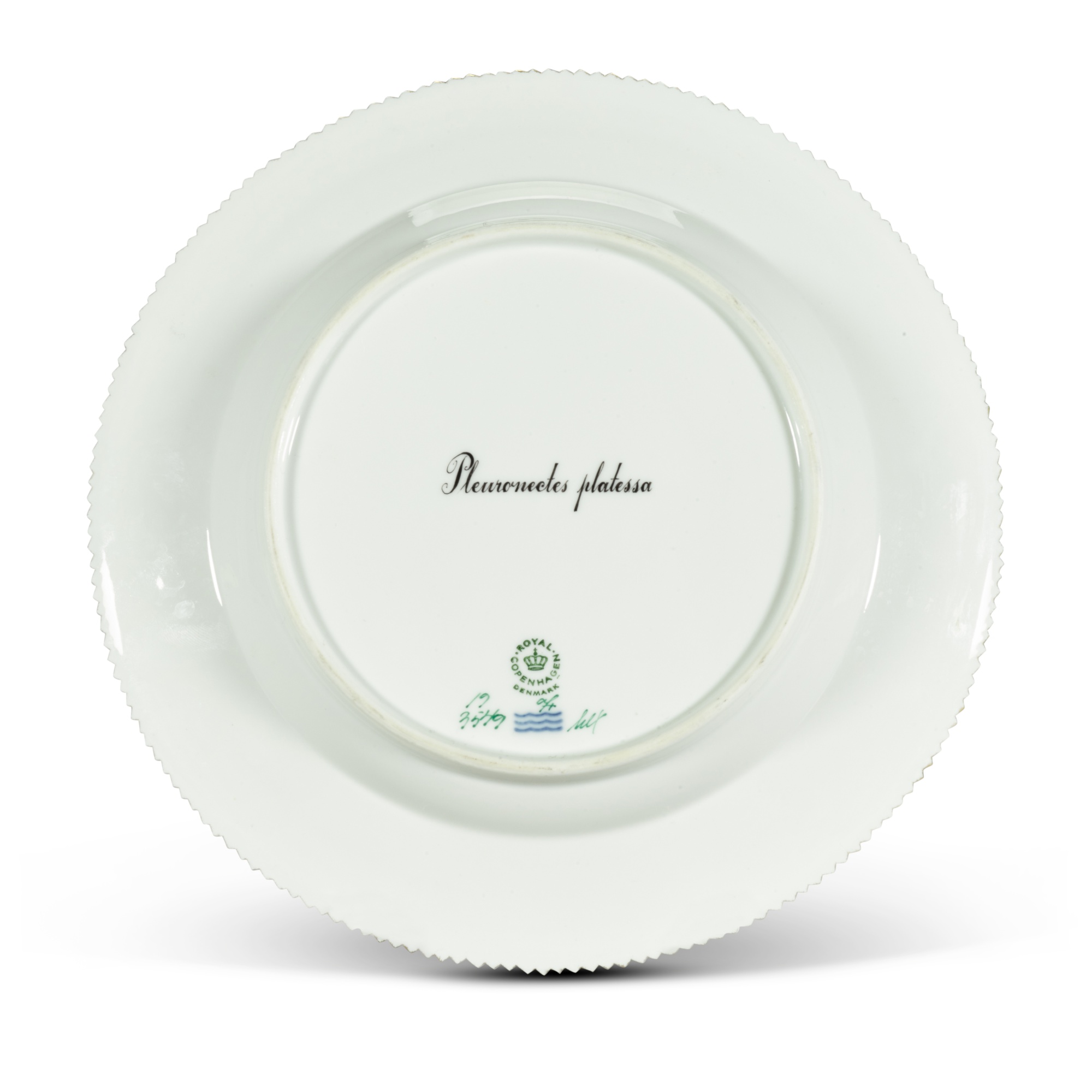 A Royal Copenhagen ichthyological part dinner service, 20th century ...