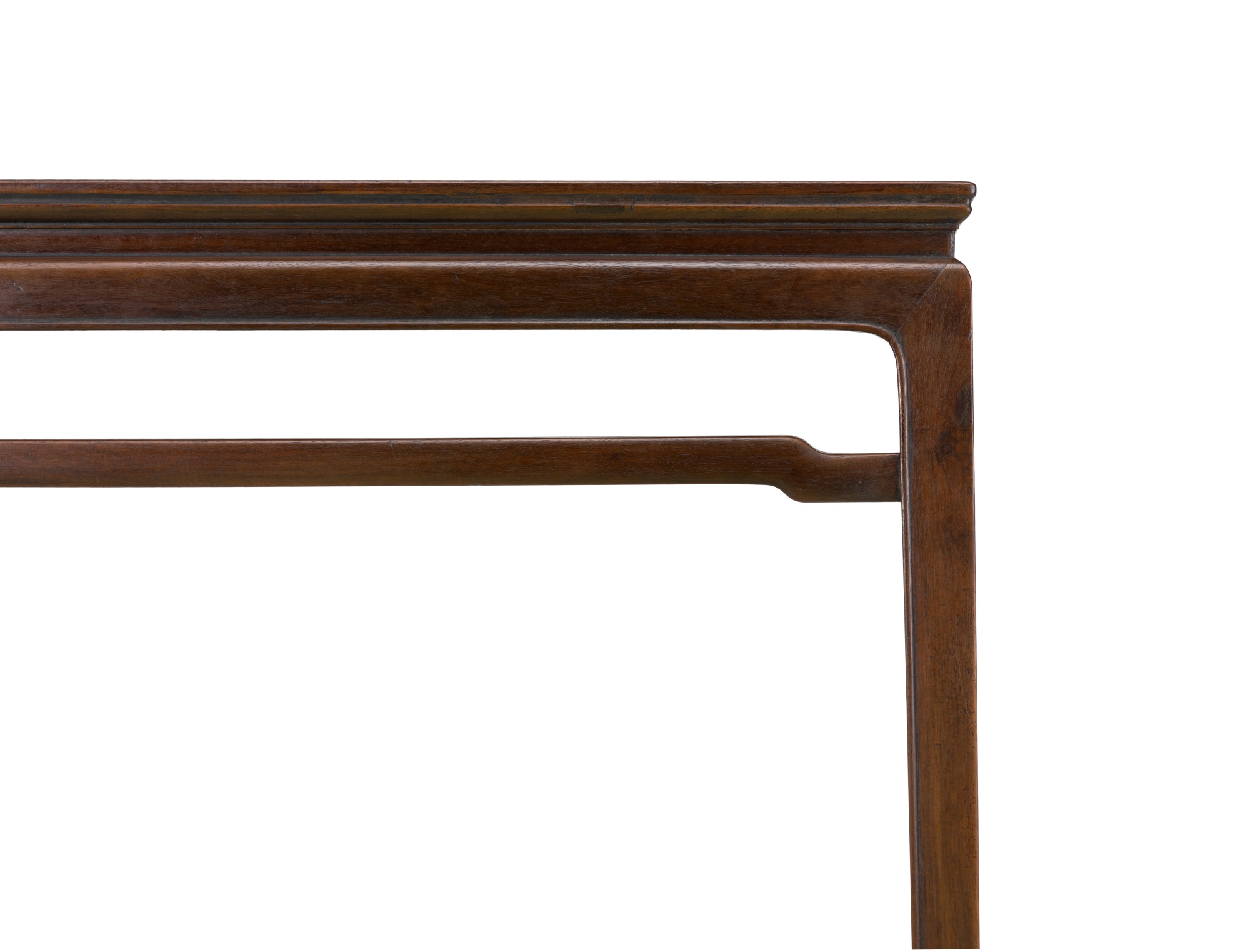 A zitan side table, zhuo, Late Ming dynasty | 明末 紫檀馬蹄足條桌 | Important ...