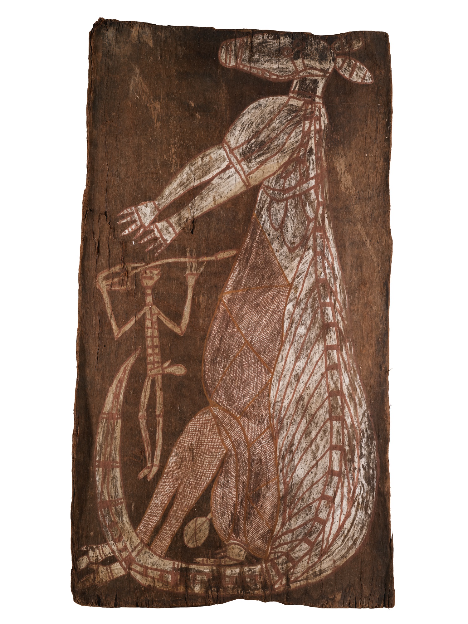 Hunter Spearing Kangaroo | Aboriginal Art | African & Oceanic Art ...