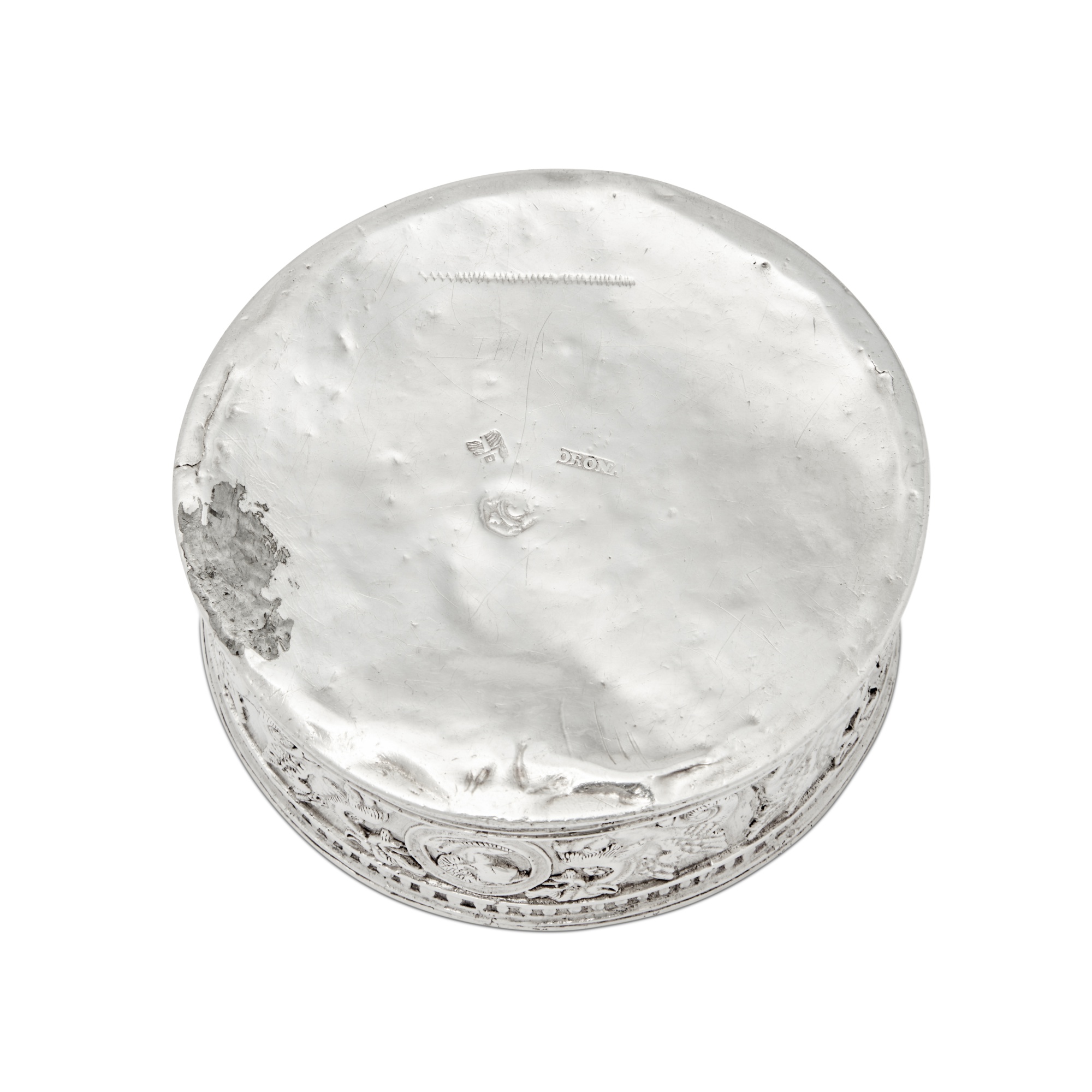 An Early Mexican Silver Pyx, Domingo de Orona, Mexico City, Circa 1566 ...