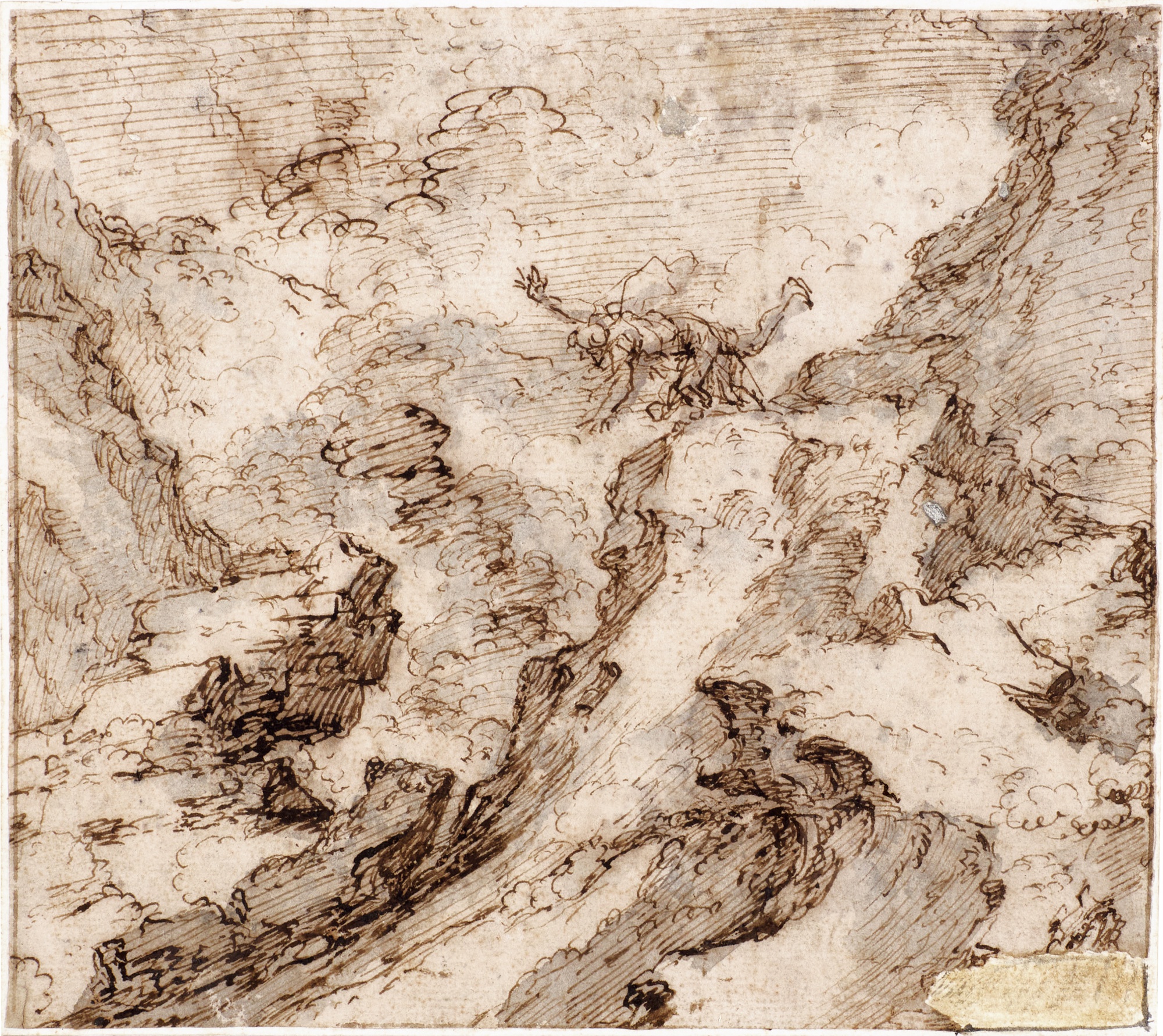 Empedocles leaping into Etna | Master Works on Paper from Five ...