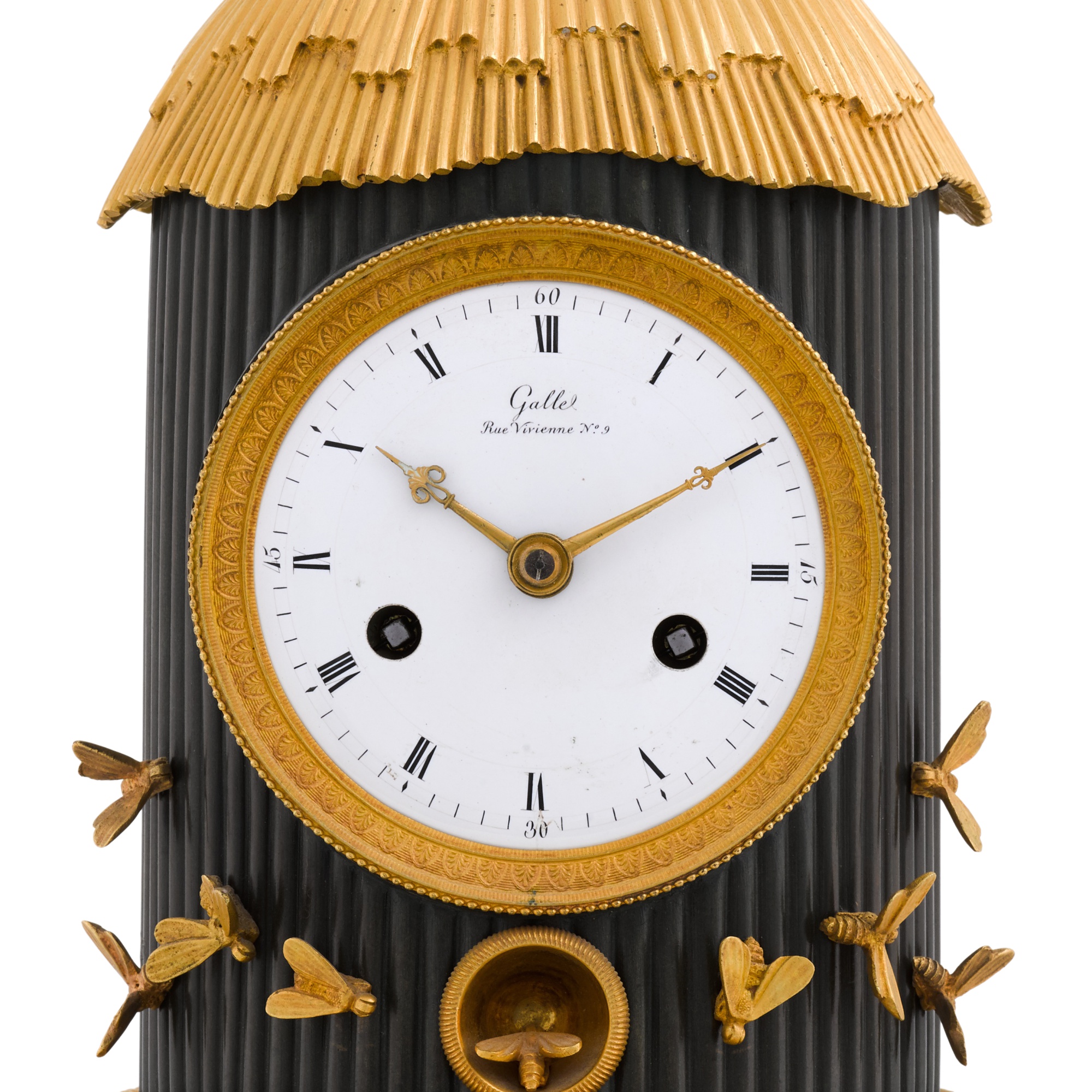 An Empire ormolu and patinated bronze mantel clock, Claude Galle, Paris ...