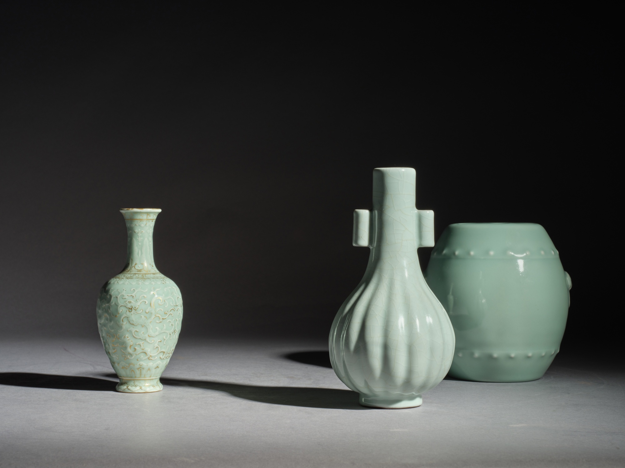 A fine and rare Ru-type lobed arrow vase, Seal mark and period of ...