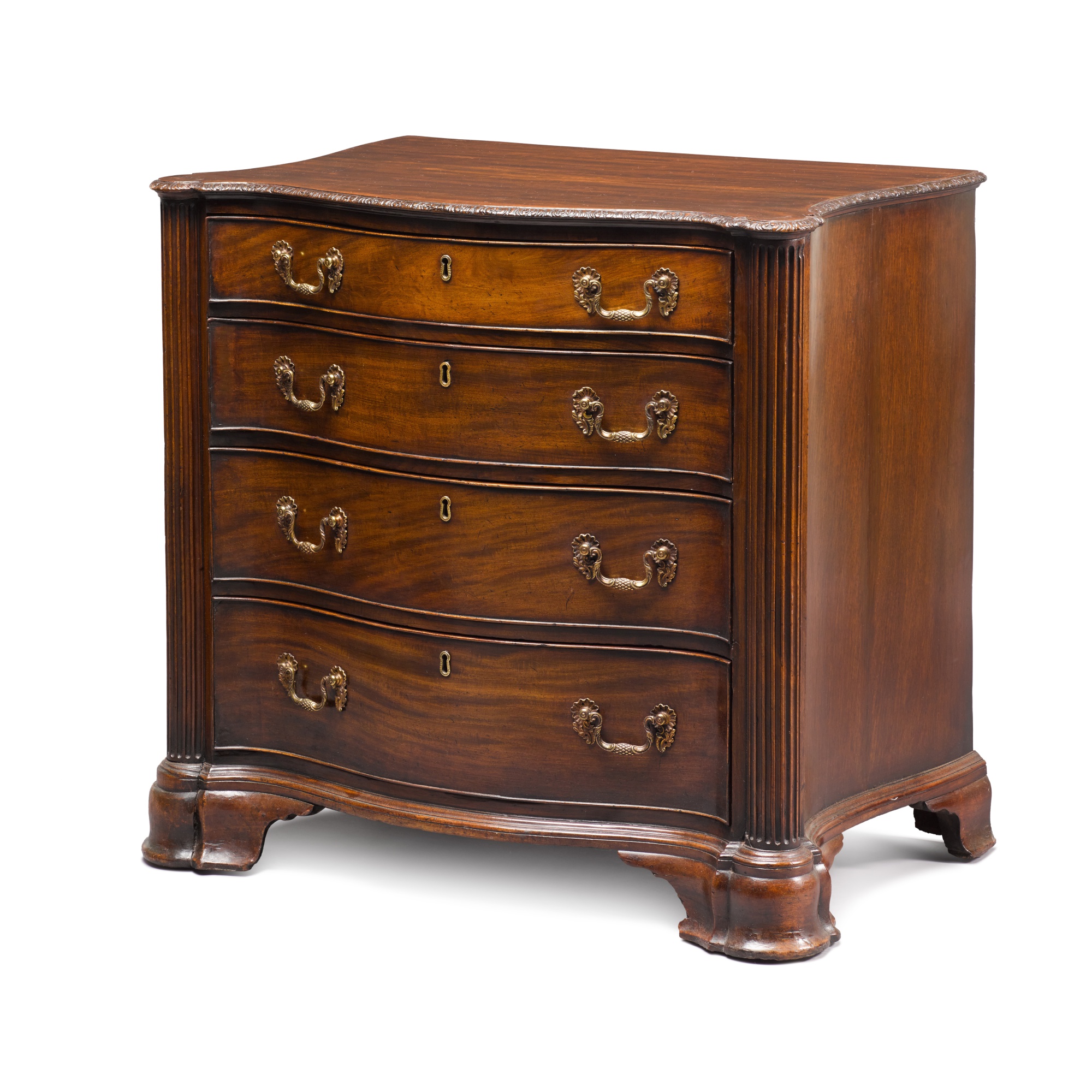 A George II mahogany serpentine chest of drawers, circa 1765 | Kenneth ...