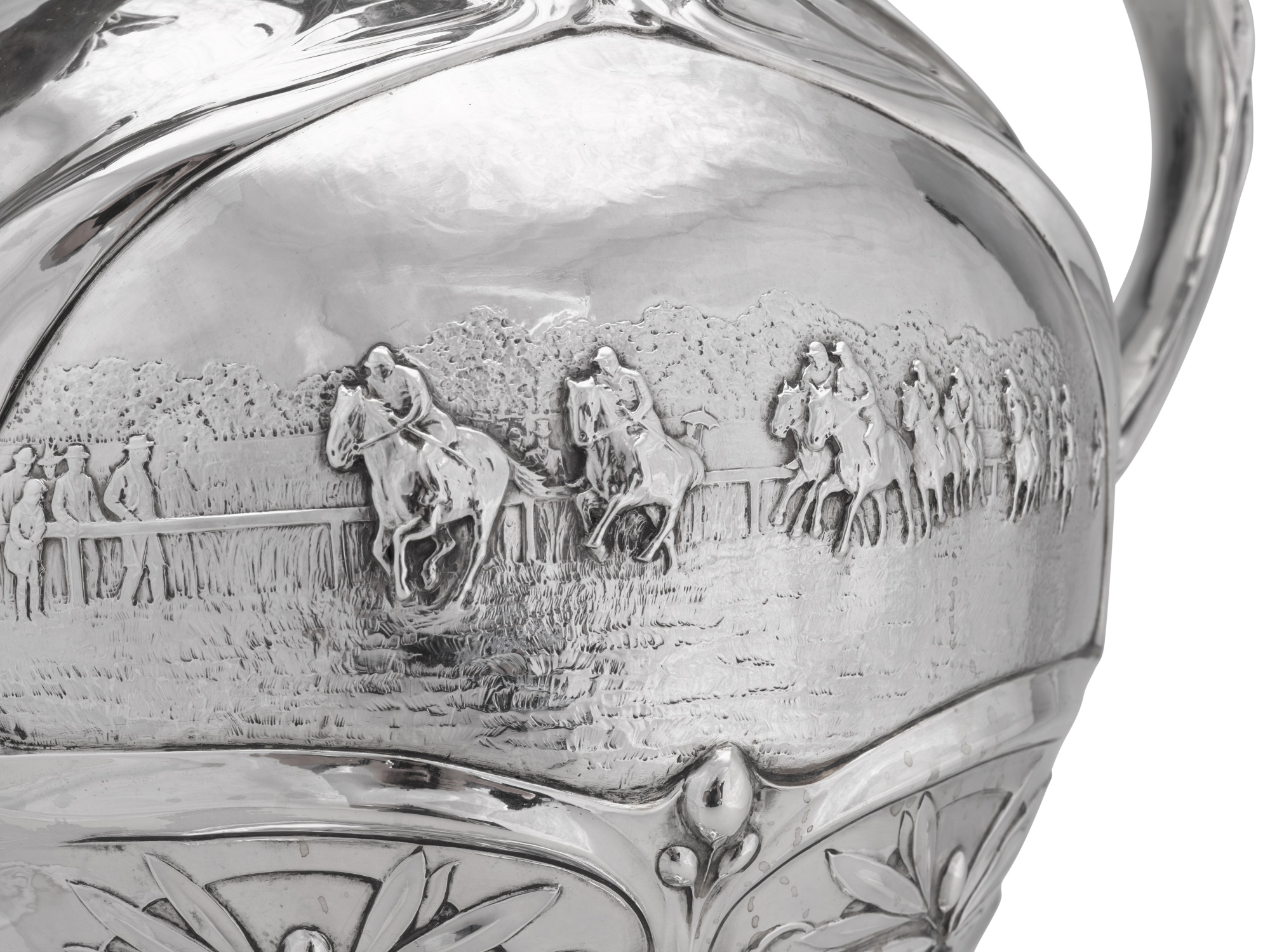 The Manchester Cup, 1904. A spectacular Art Nouveau silver racing ...
