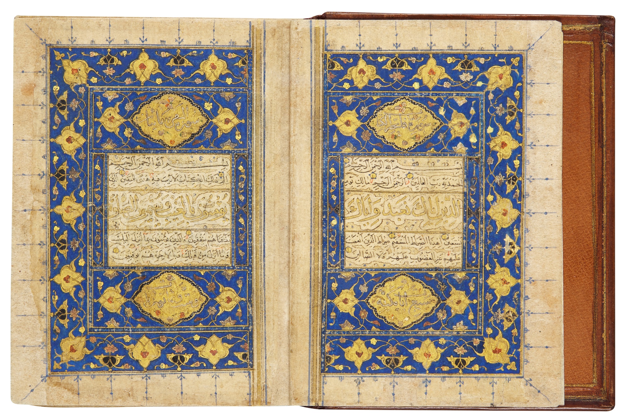 An illuminated miniature Qur'an, Persia, Safavid, 16th century | Arts ...