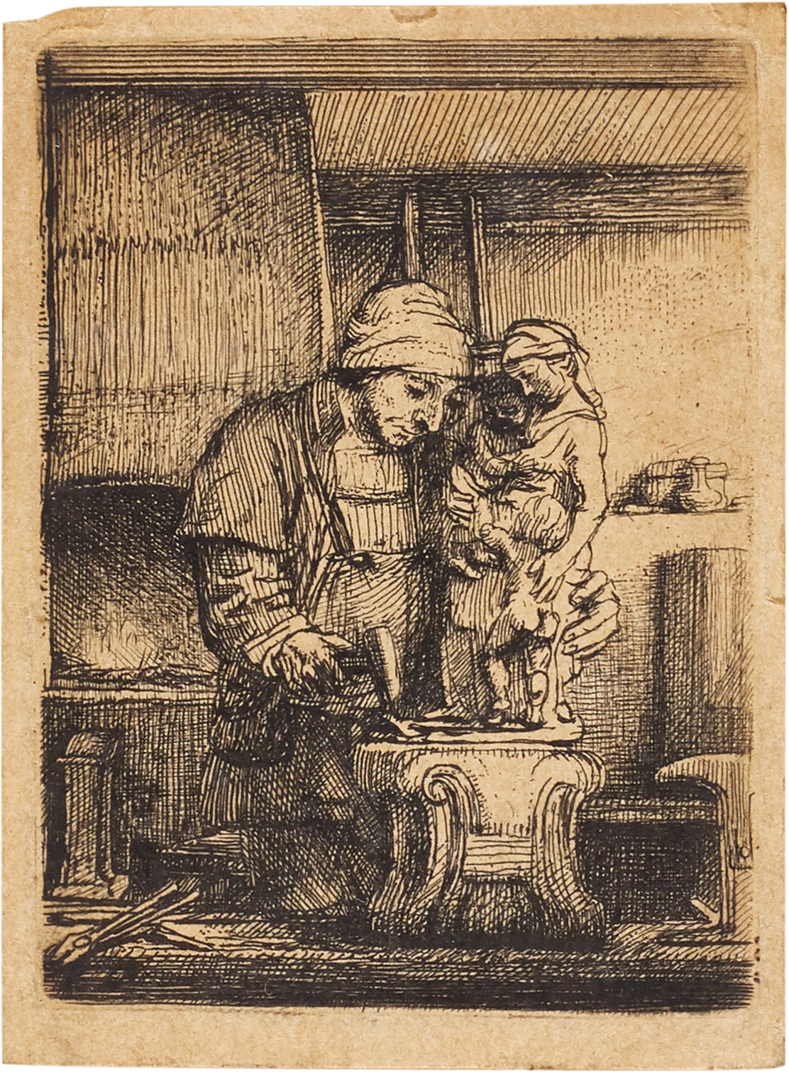 The Goldsmith (B., Holl. 123; New Holl. 289; H. 285) | Old Master ...