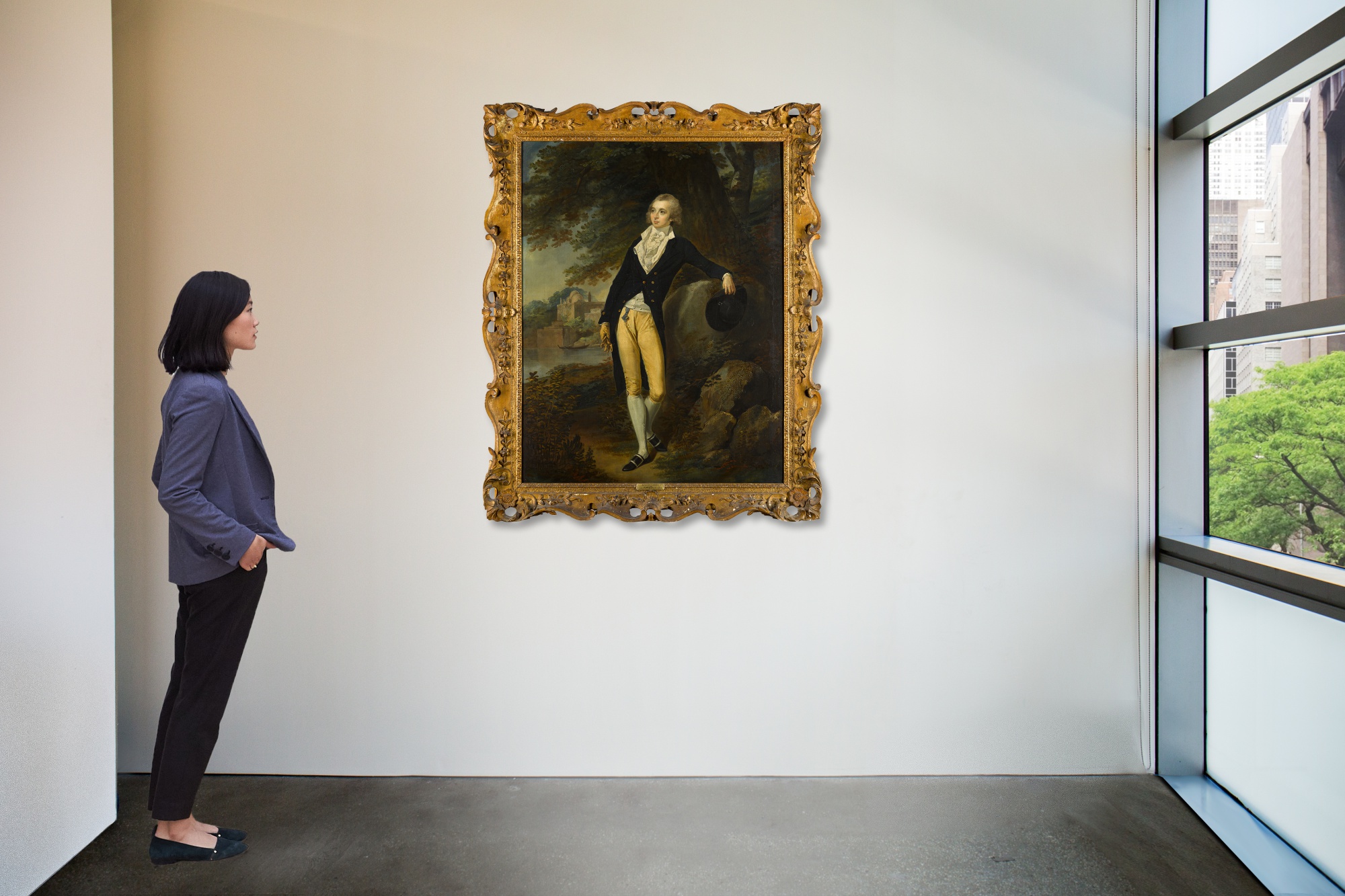 Portrait of a gentleman, traditionally called Robert Linney (d. 1809 ...