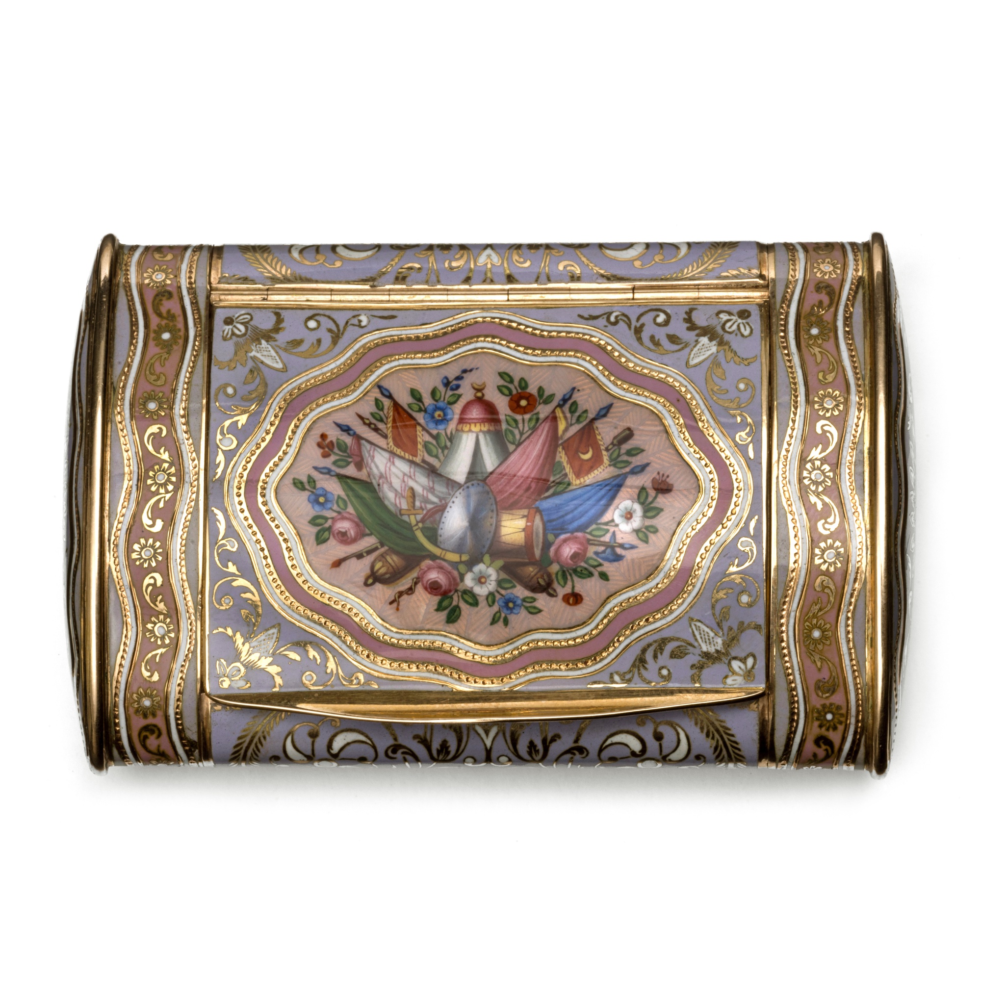 A gold and enamel snuff box for the Ottoman market, Geneva, circa 1830 ...