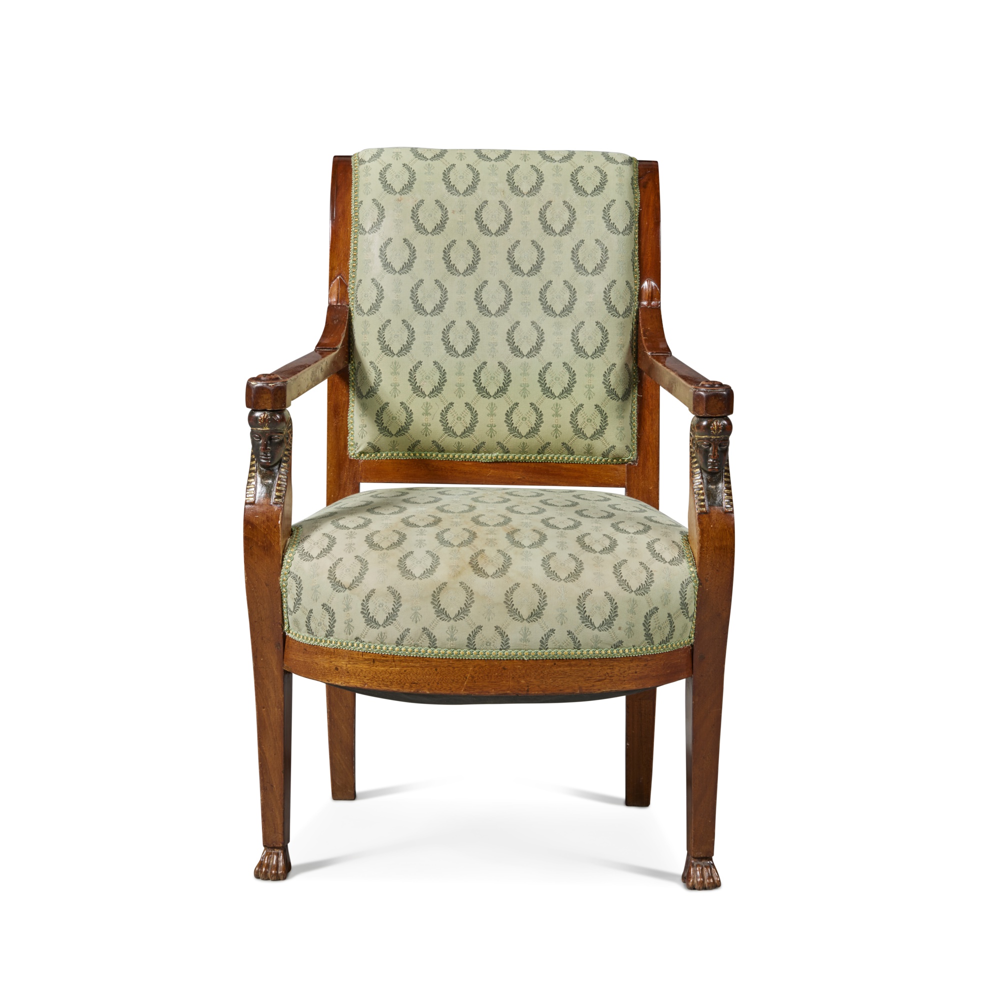 A Directoire Parcel-Gilt Mahogany Fauteuil, Circa 1800 | Design 17/20 ...