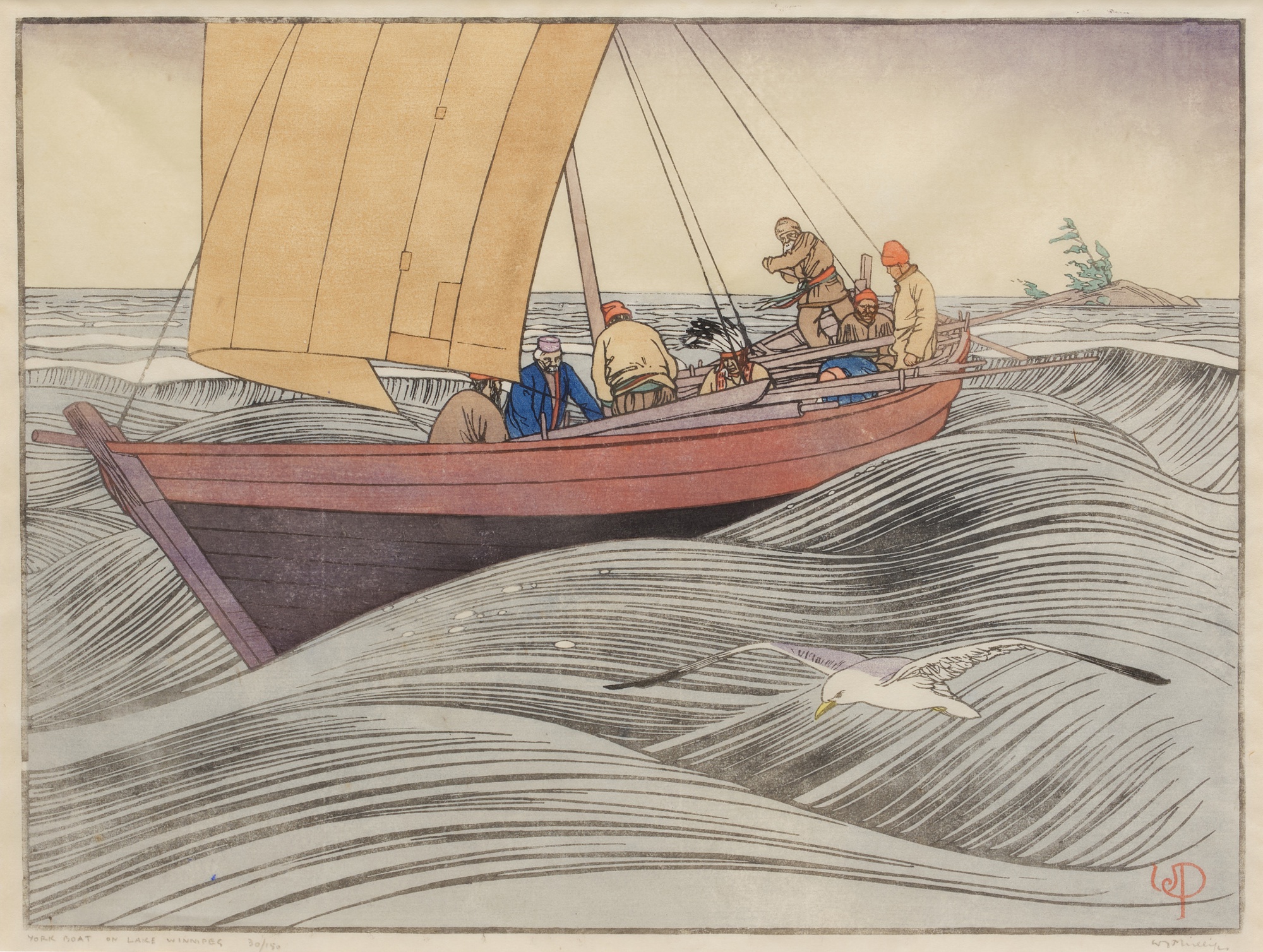 York Boat on Lake Winnipeg | The Leslie & Johanna Garfield Collection ...