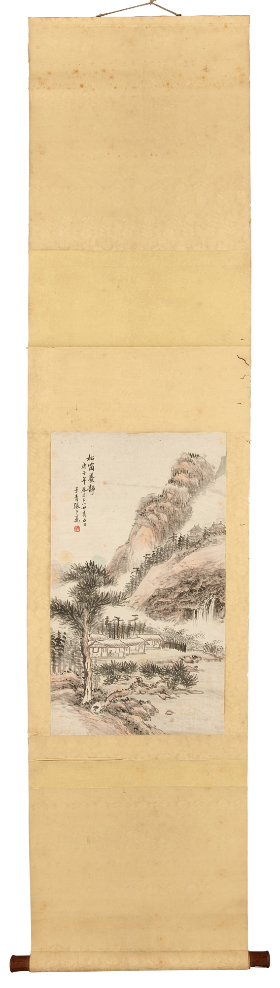 張之萬 松窗養靜 | Zhang Ziwan, Studio amid Mountains | Inkspiration: Chinese ...