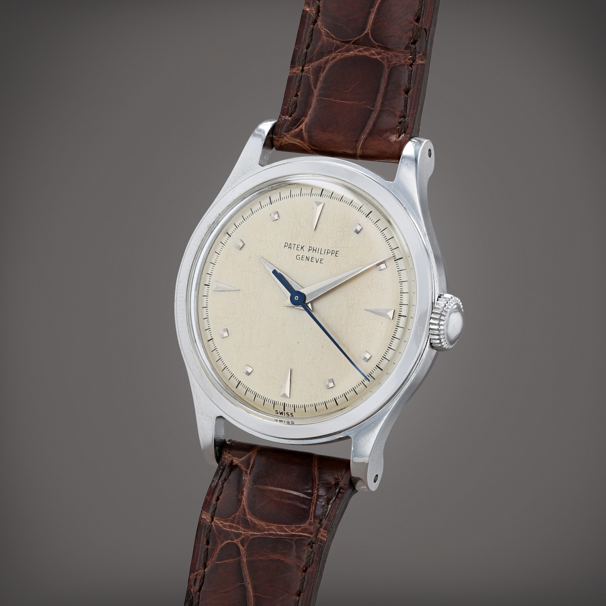Calatrava, Reference 2508 | A stainless steel wristwatch | Circa 1955 ...