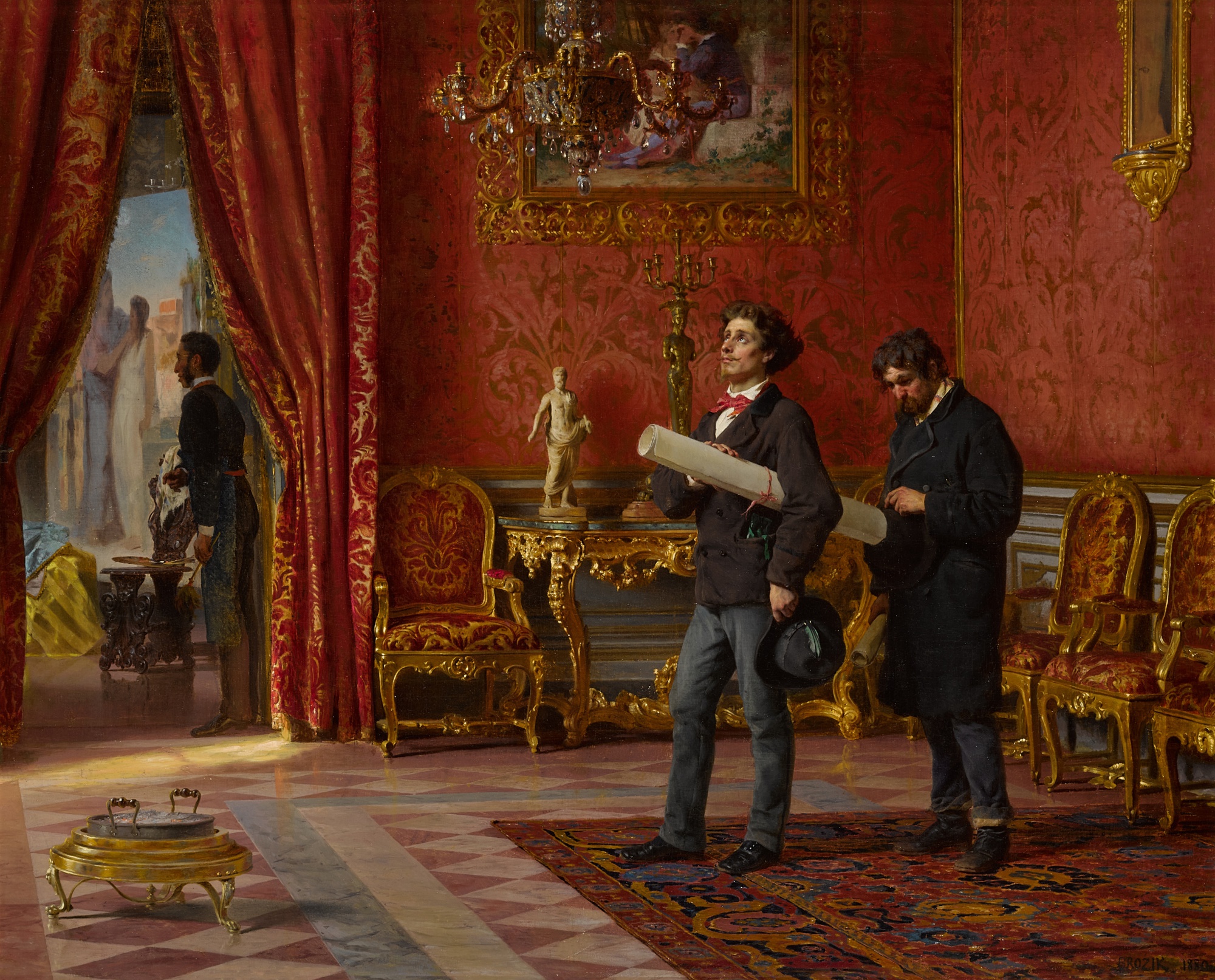 Two Artists (Voytech Hynais and Brozik) | 19th-Century Works of Art ...