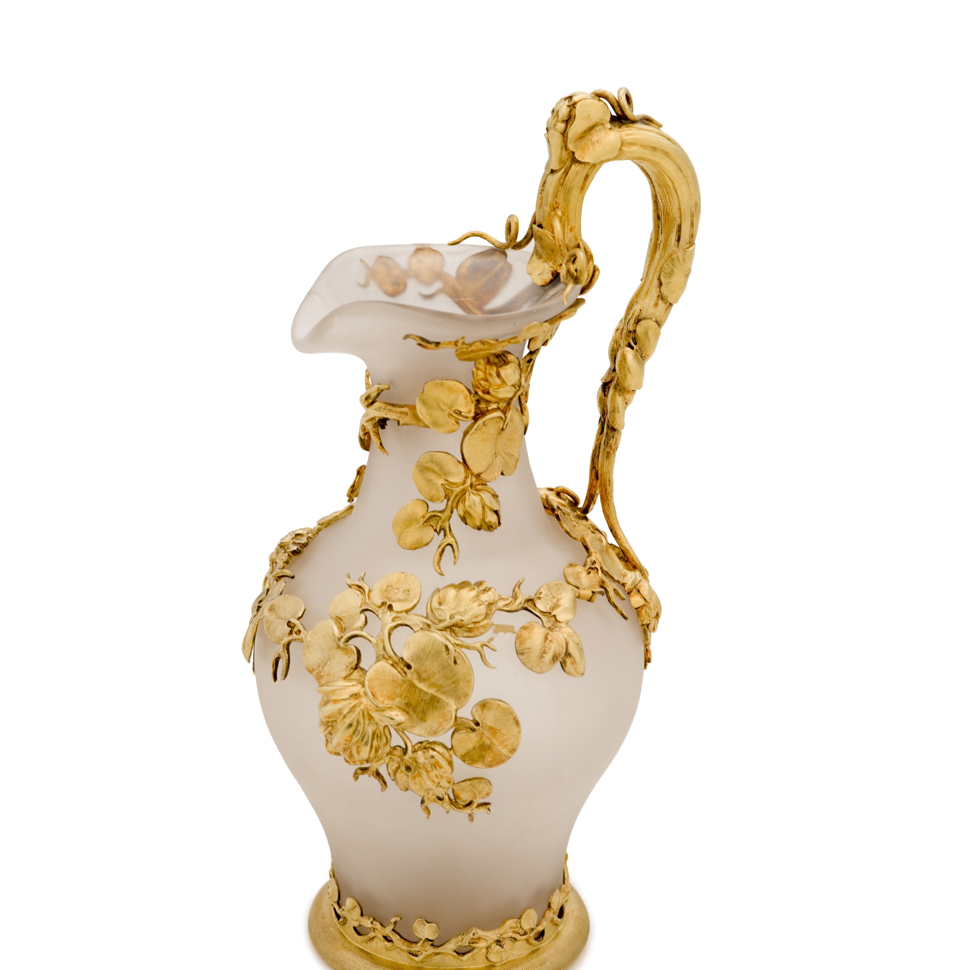 A Victorian silver-gilt mounted ewer, Charles & George Fox, London ...