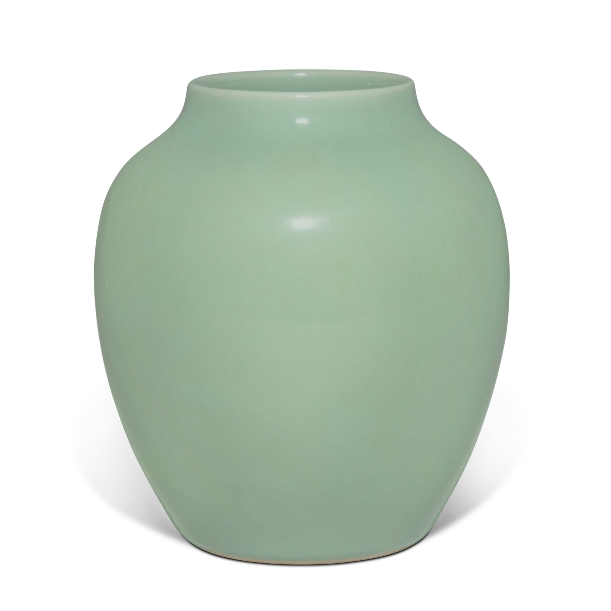 A celadon-glazed ovoid jar, Seal mark and period of Daoguang | 清道光 ...