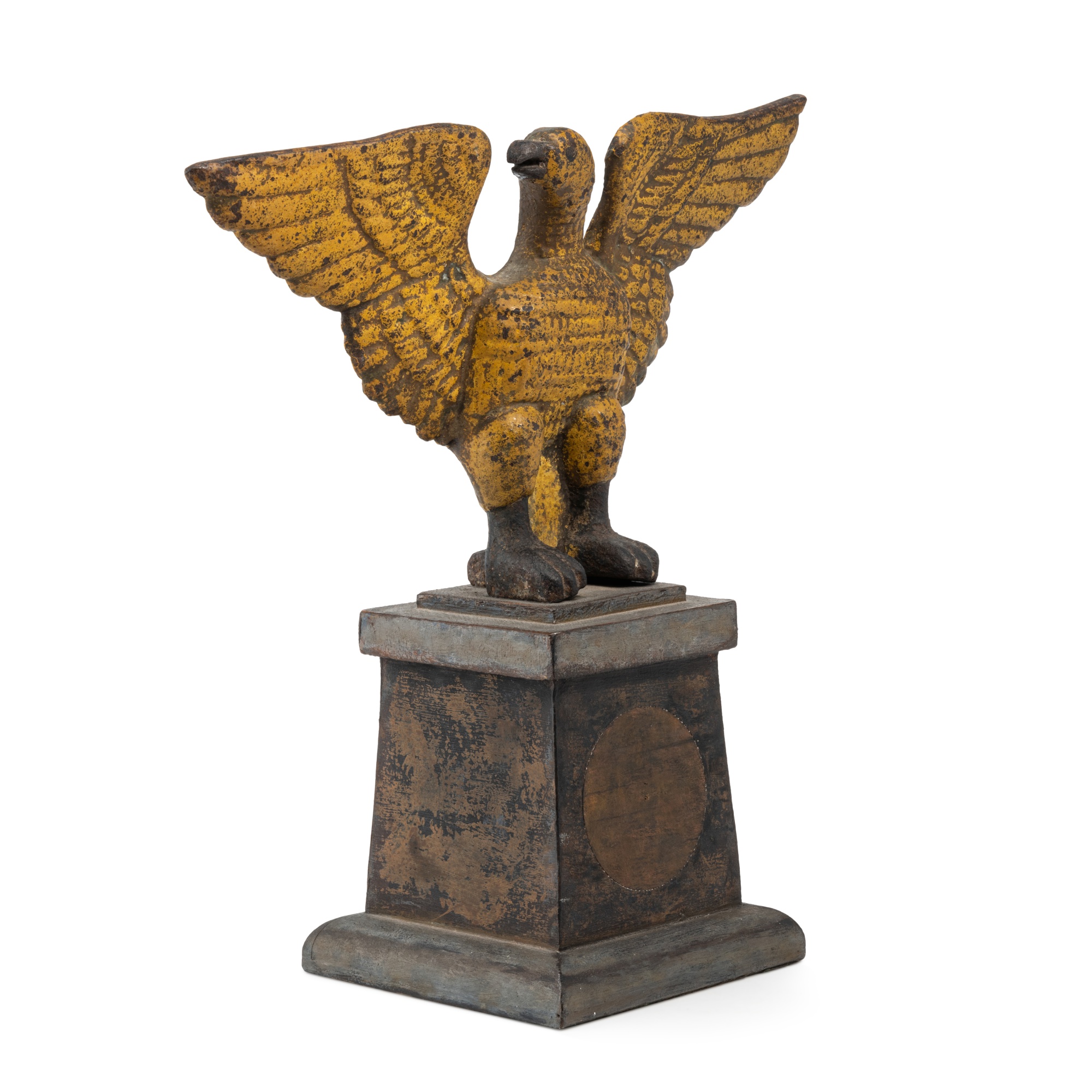 American Paint-Decorated Cast Iron and Wood Spread Eagle, Mid-19th Century | Important Americana ...