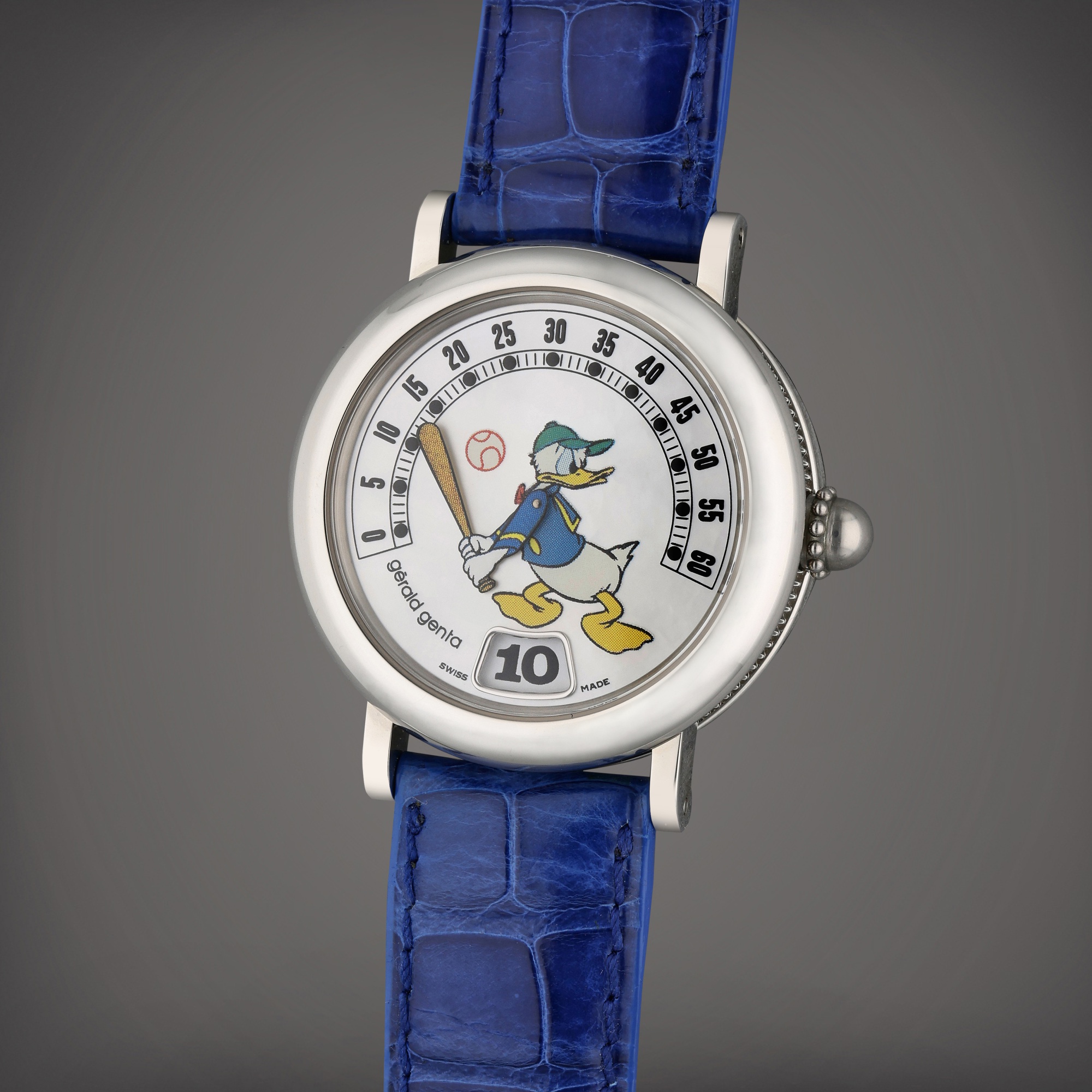 Reference G 3632 Retro Disney | A stainless steel automatic jump hour ...