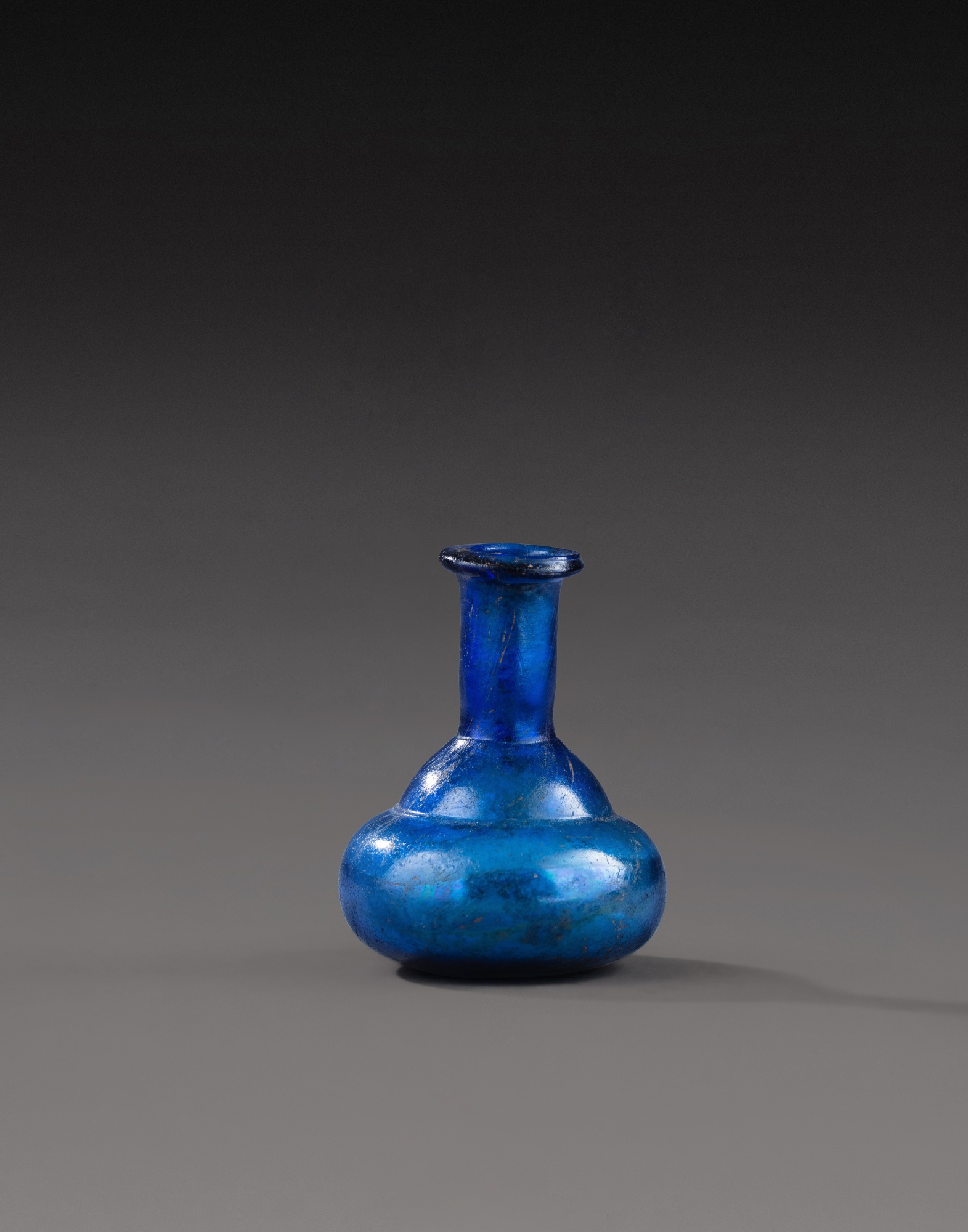 A Roman Blue Glass Bottle, circa 1st century A.D. | Ancient Sculpture ...