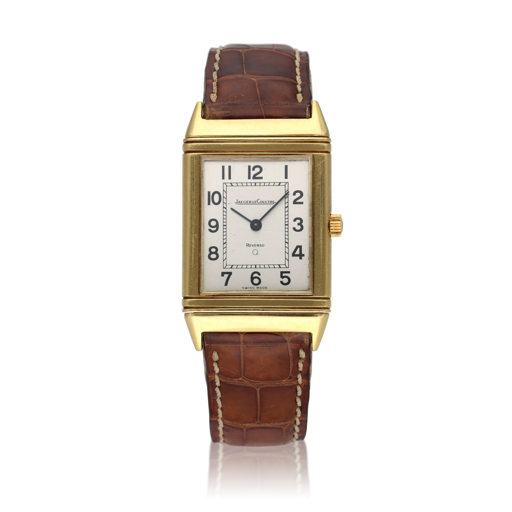 Reference 140.007.1 Reverso | A yellow gold reversible wristwatch ...