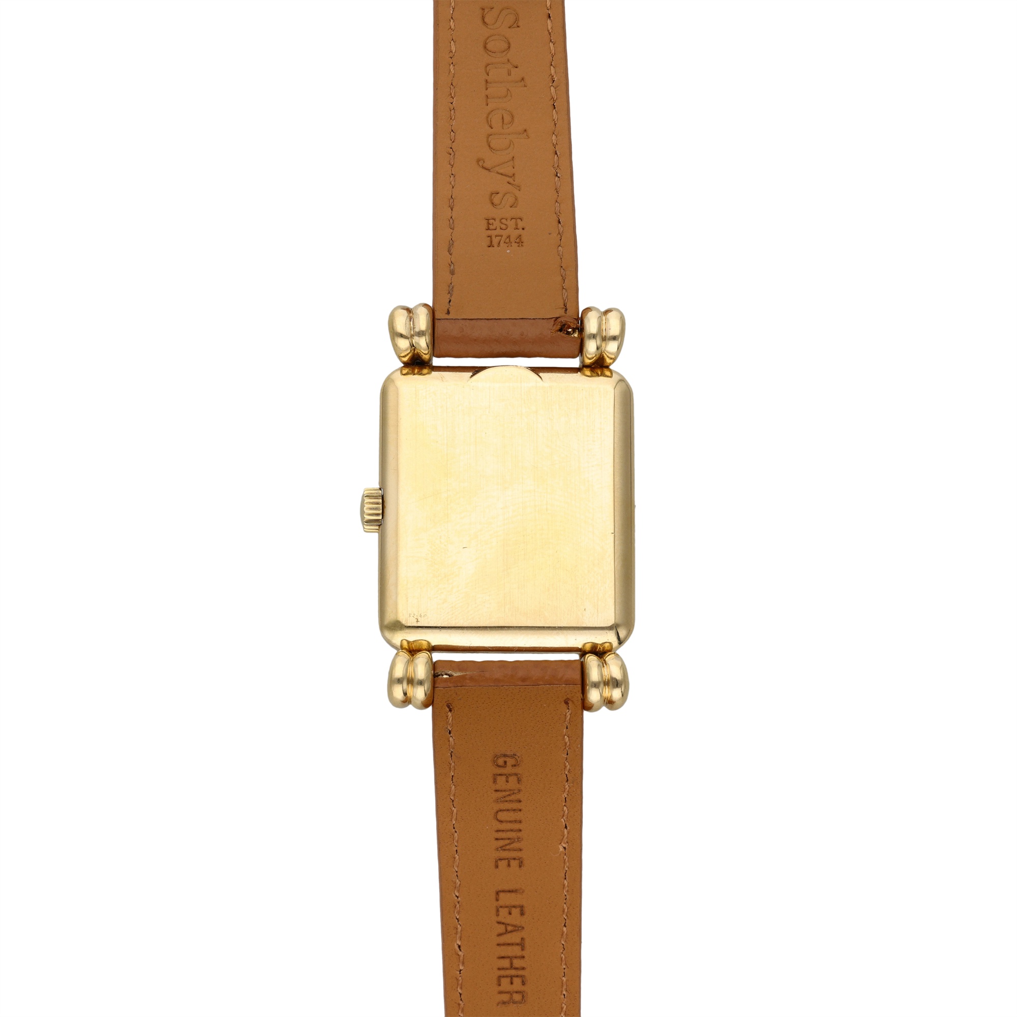 Reference 2440 ‘Clubs’ | A large yellow gold rectangular wristwatch ...