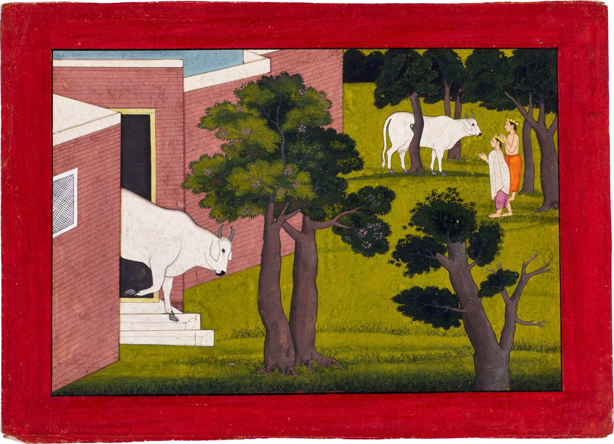 Kamadhenu, the Cow of Plenty, India, Punjab Hills, Guler, circa 1760 ...