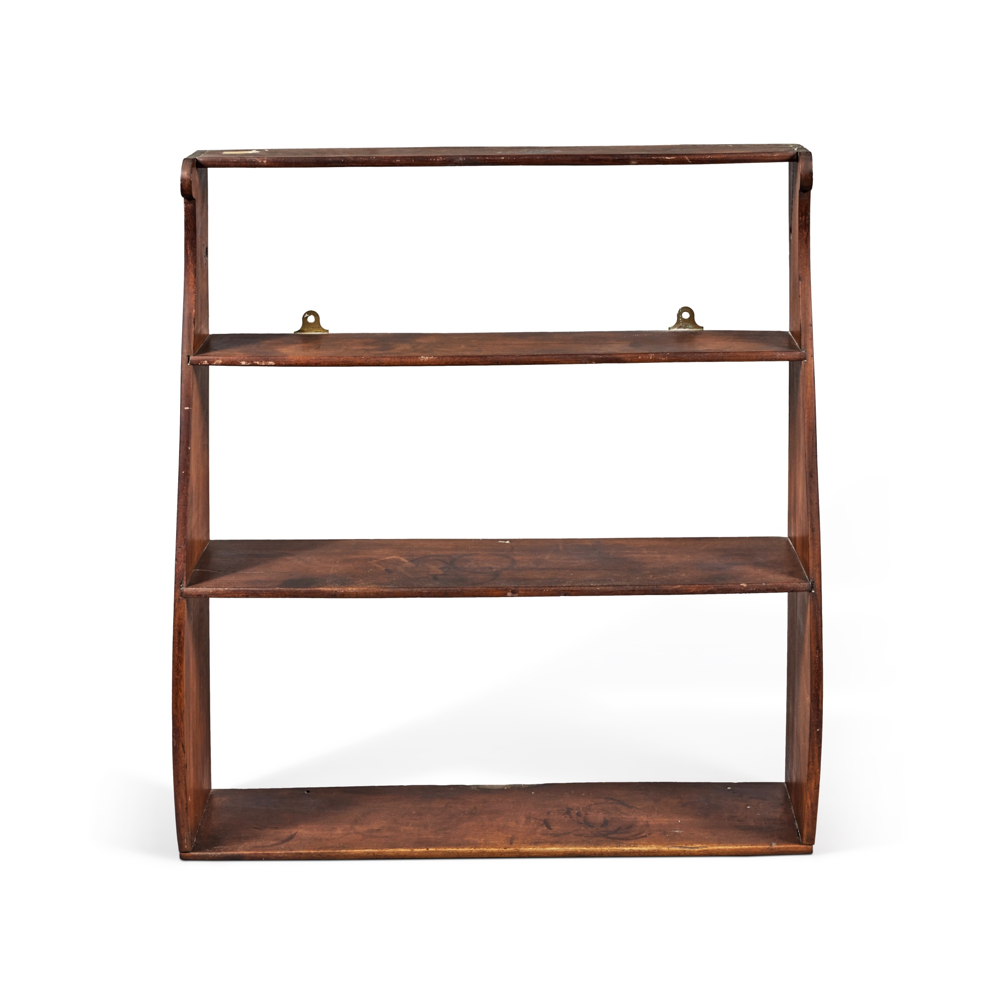 Classical Mahogany Hanging 'Whale-Tail' Shelf, Pennsylvania, Circa 1820 ...