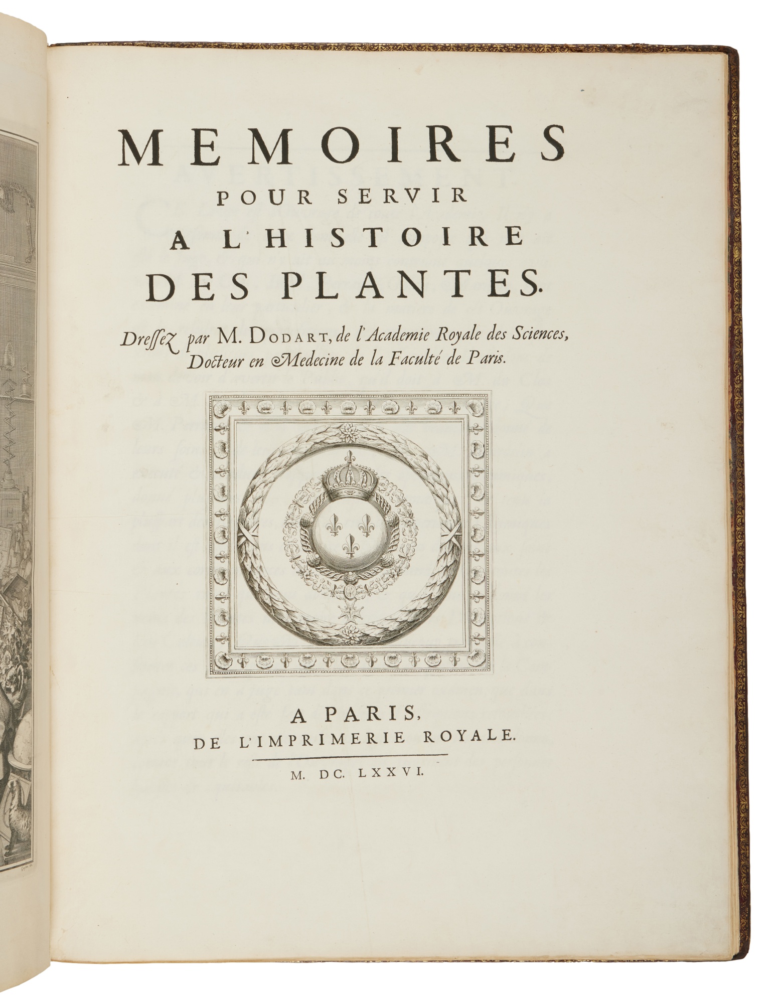 Dodart, Dionys | "one of the great books in the history of botanical ...