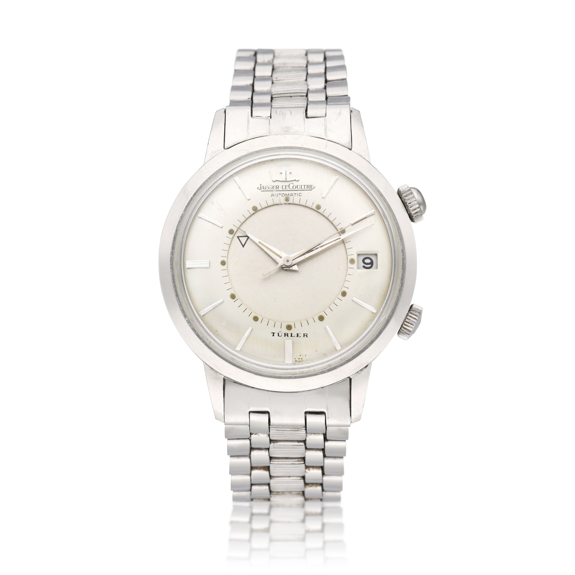 Memovox | Retailed by Turler: A stainless steel wristwatch with alarm ...