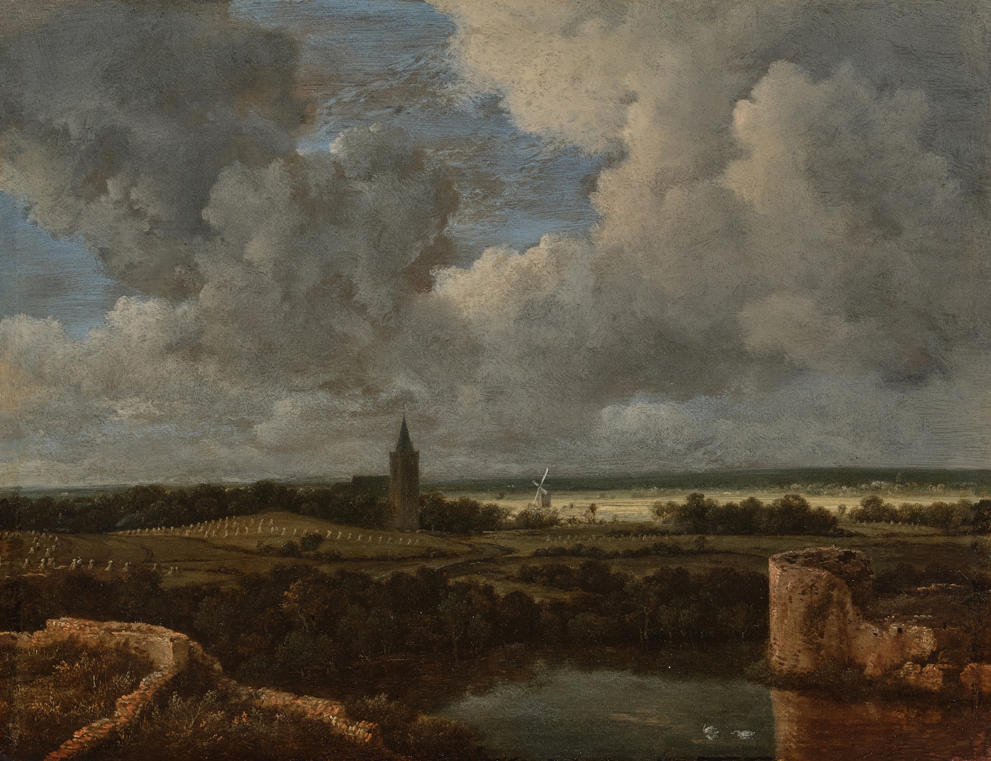 Landscape with a windmill | Master Paintings and Sculpture Part II ...