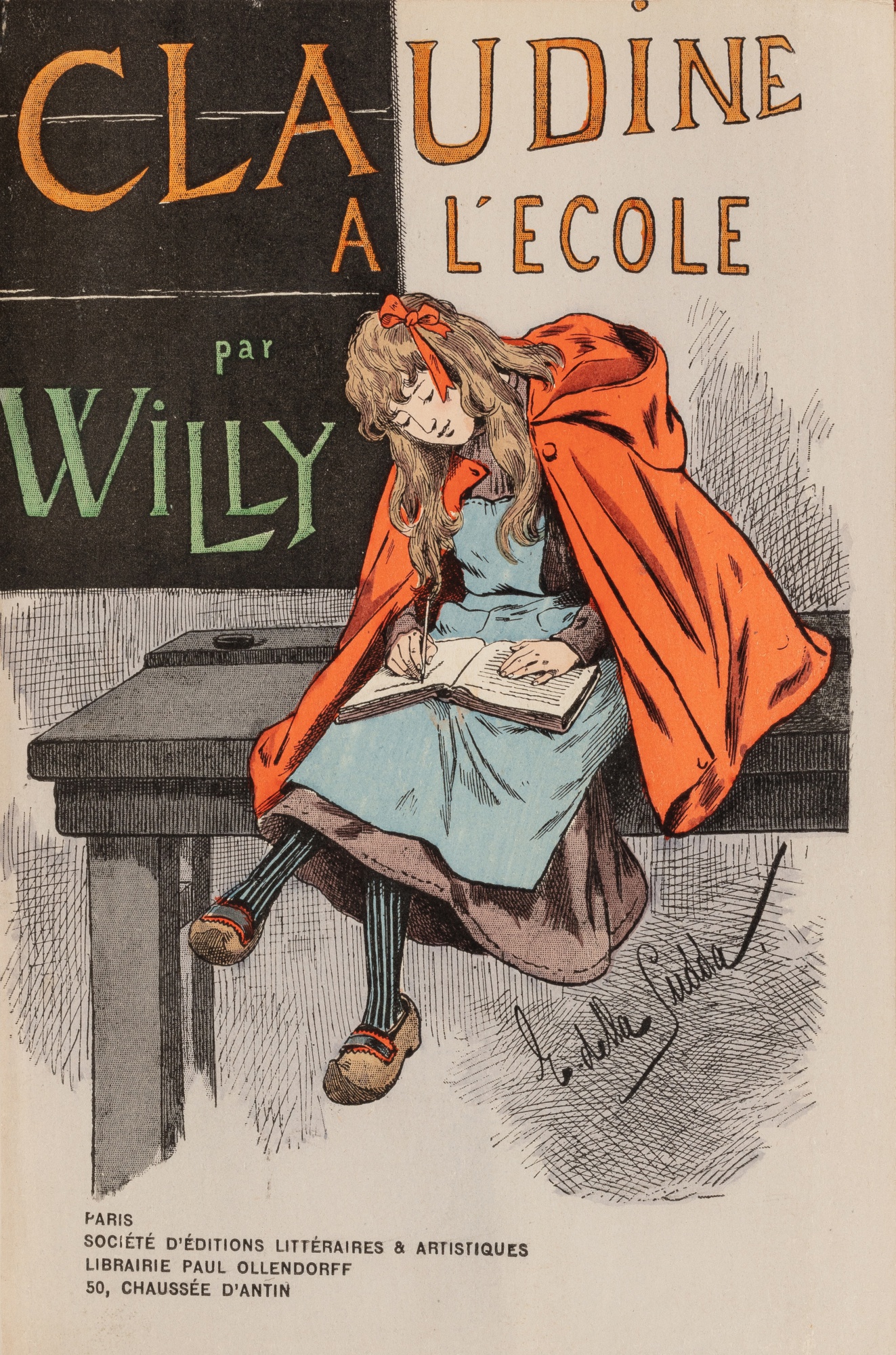 6 ouvrages de la série des Claudine. 1900-1937, dont 4 en reliure uniforme de P.L. Martin ...