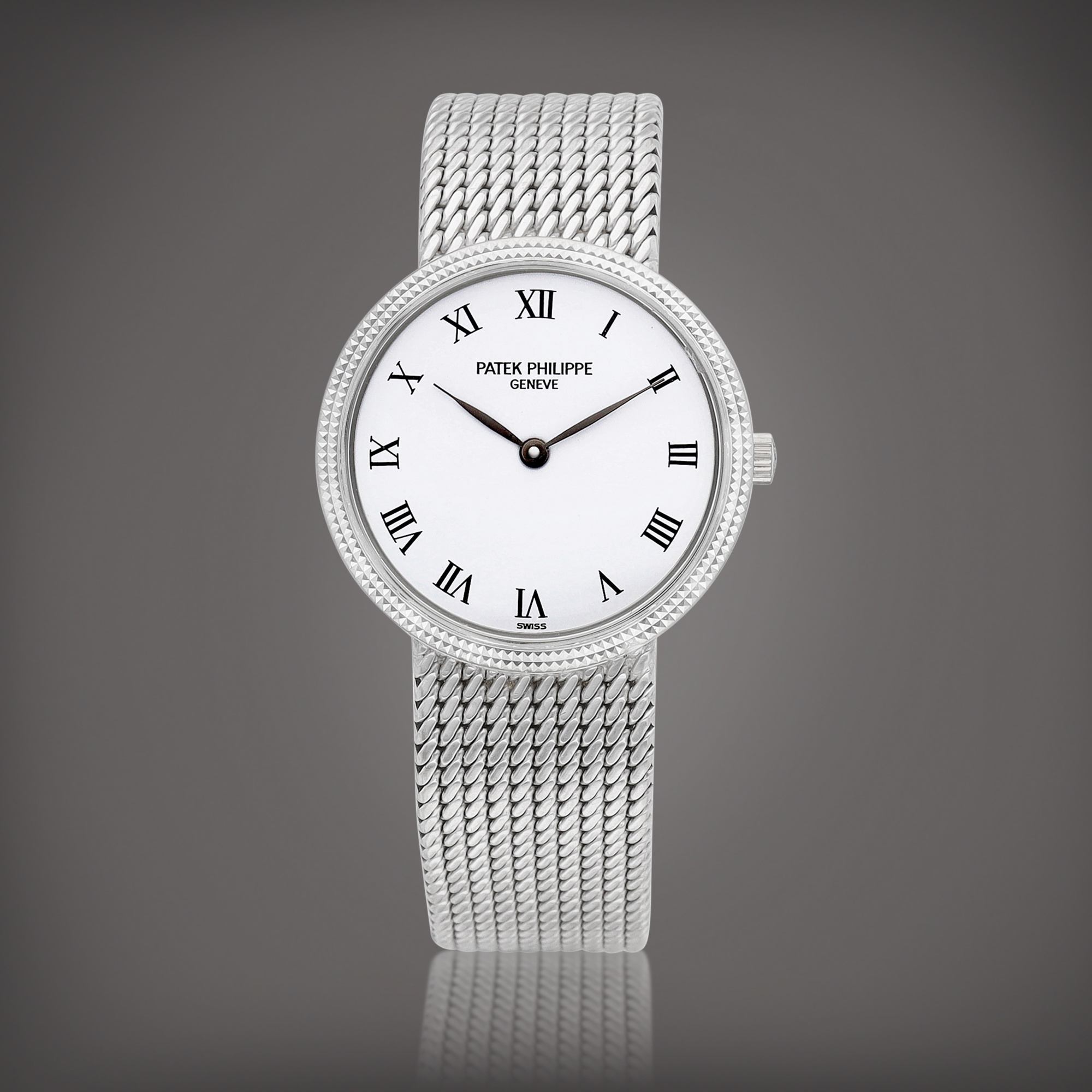 Reference 4819 | A white gold bracelet watch, Circa 1990 | 百達翡麗 | 型號 ...