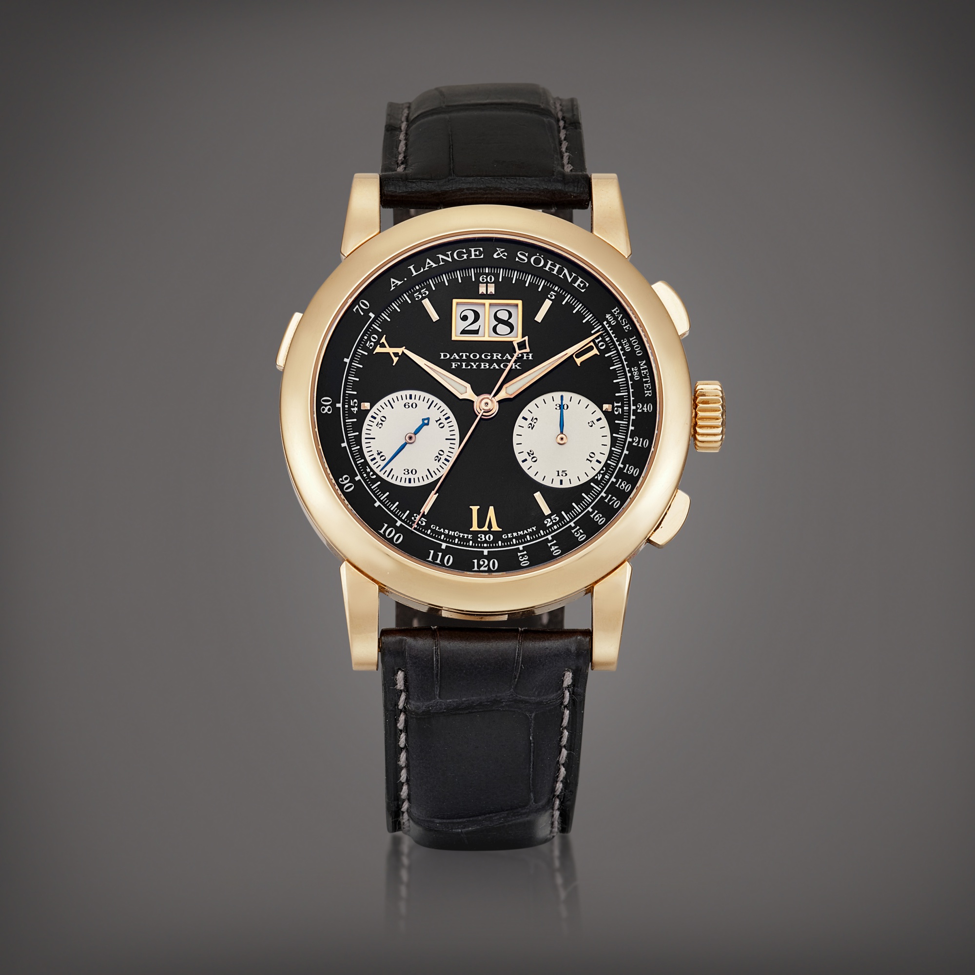 Datograph, Reference 403.031 | A pink gold flyback chronograph ...