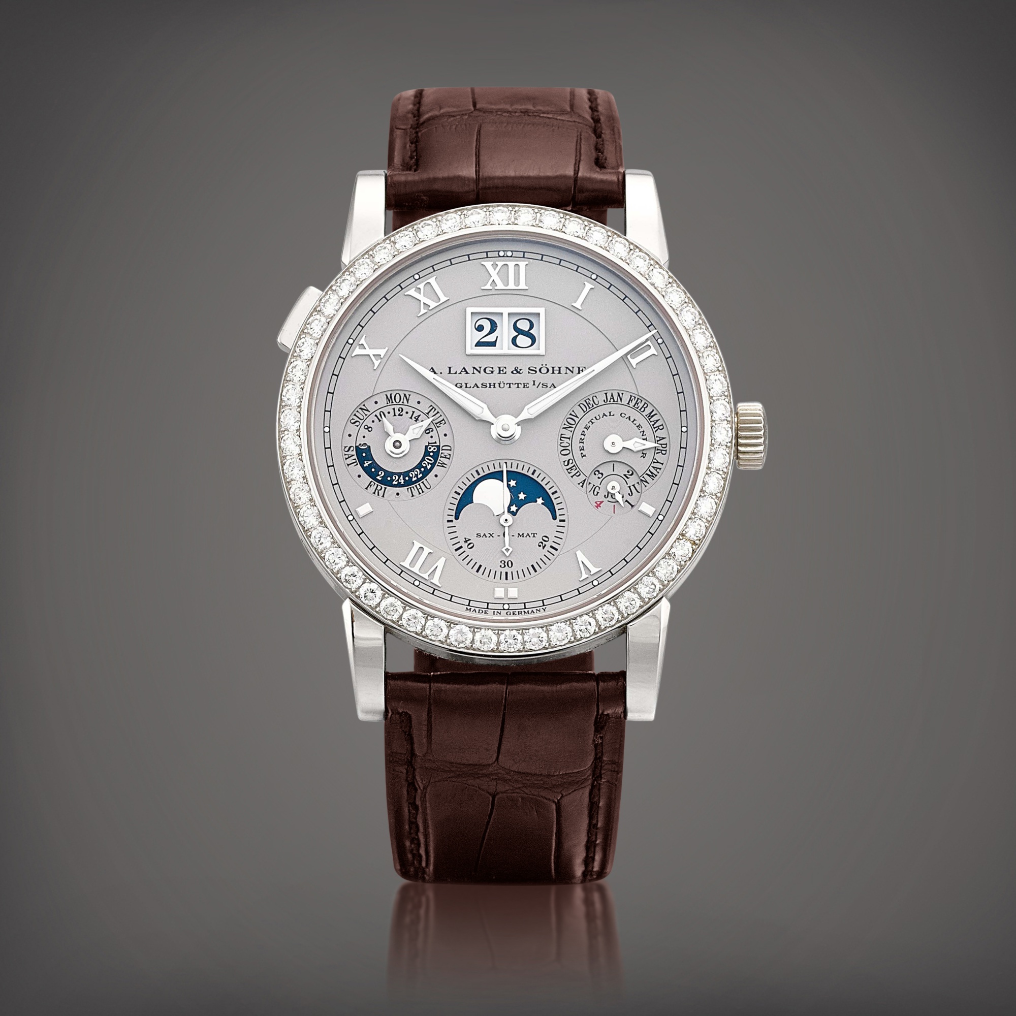 Sax-O-Mat Langematik Perpetual, Reference 820.025 | A platinum and ...