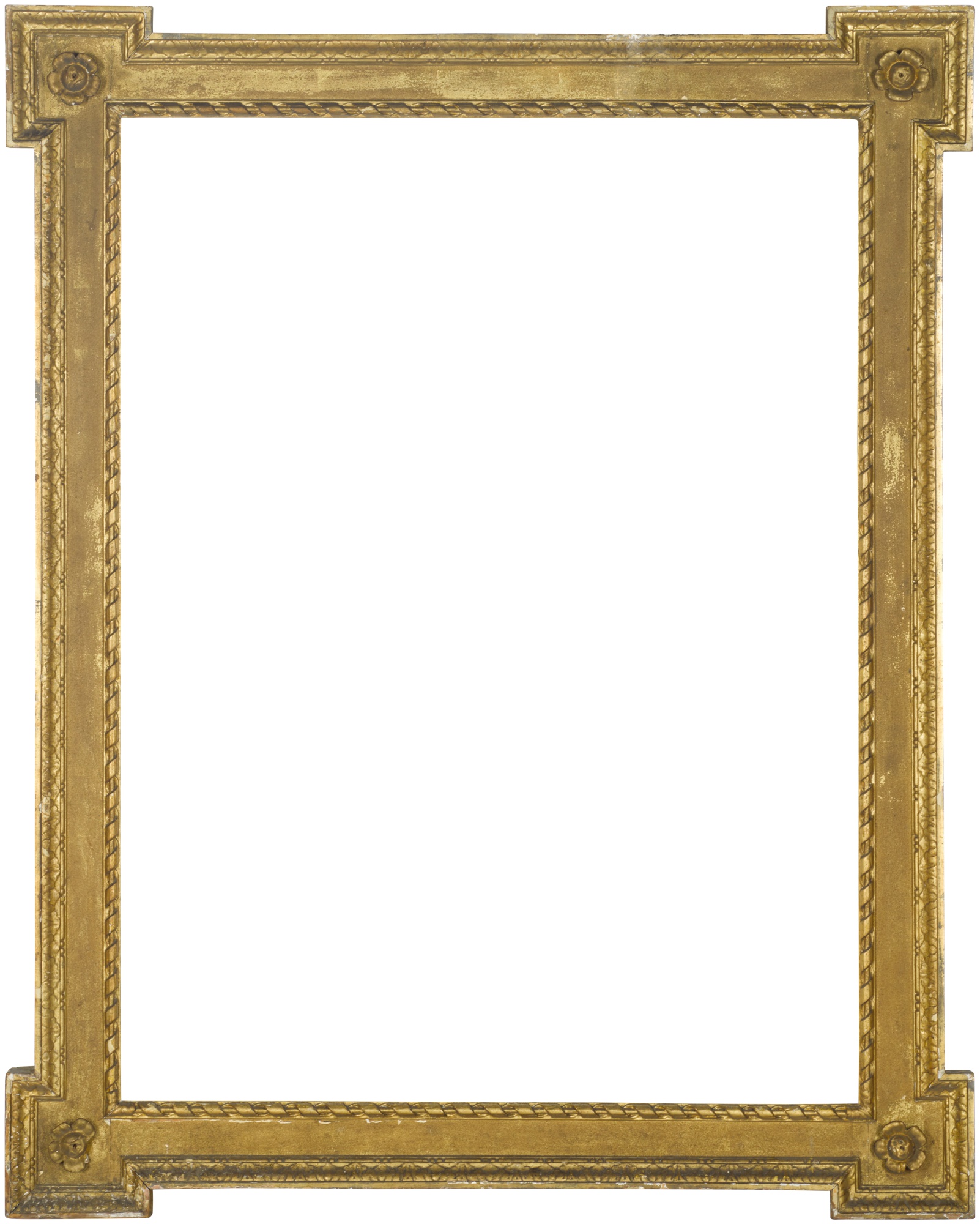 An 18th century British Palladian ('Kent') carved giltwood frame ...